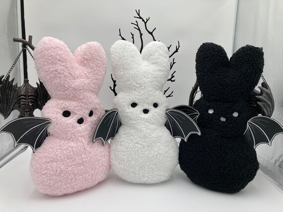 Batty Peep 16 Inch Tall Batty Plush Dark Easter Gothic Easter 16 Inch Batty Peep Etsy