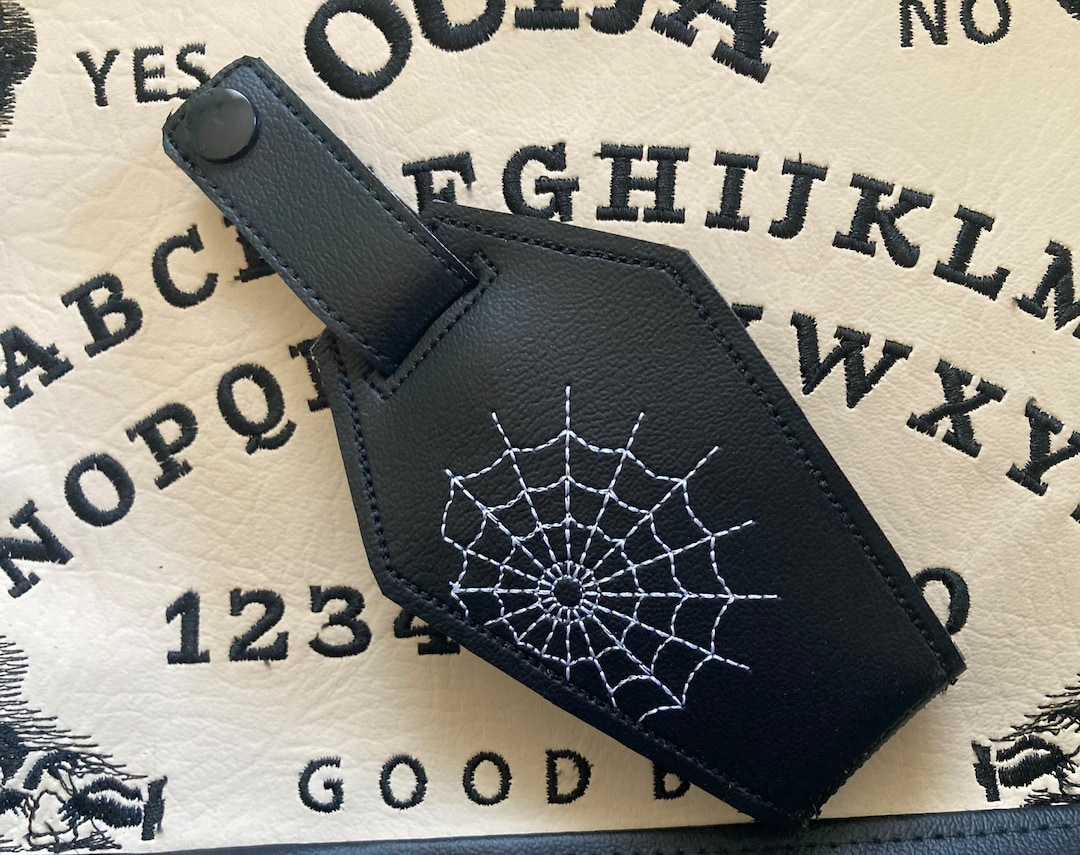 Coffin Shaped Luggage Tag, Gothic Luggage Tag, Spooky Luggage Tag - Etsy