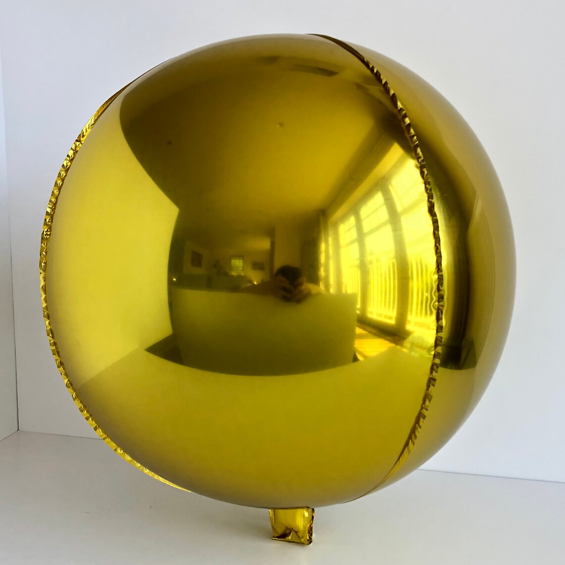32 XXL Gold Orb Metallic Balloon | Etsy