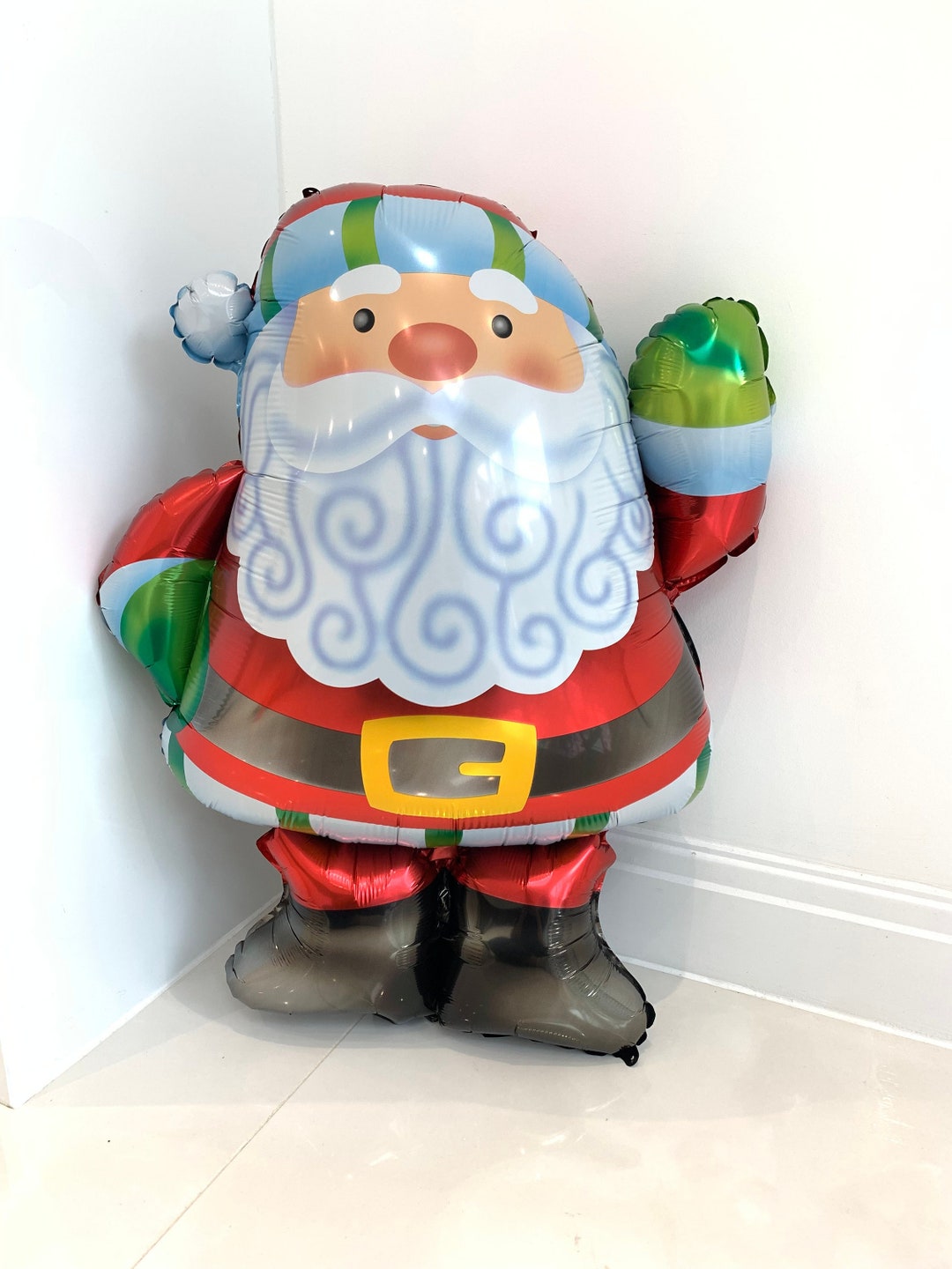 Santa Christmas Balloon - Etsy