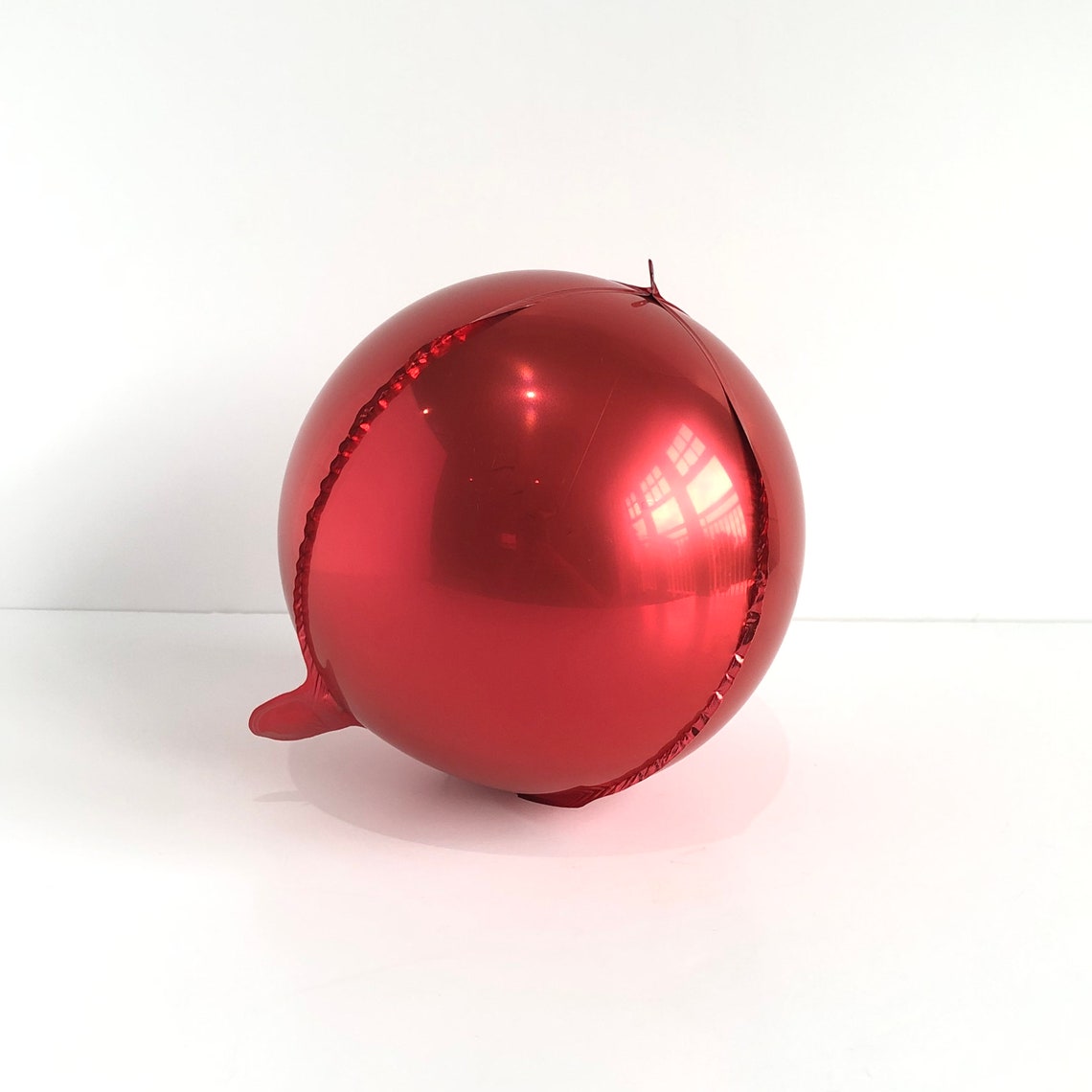 10 Red Orb Metallic Balloons - Etsy