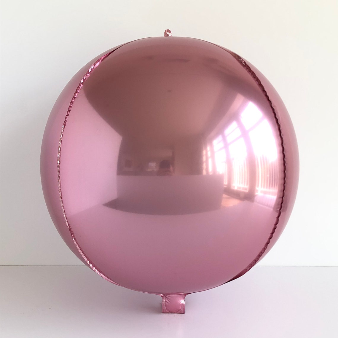 18 Rose Pink Orb Metallic Balloon - Etsy
