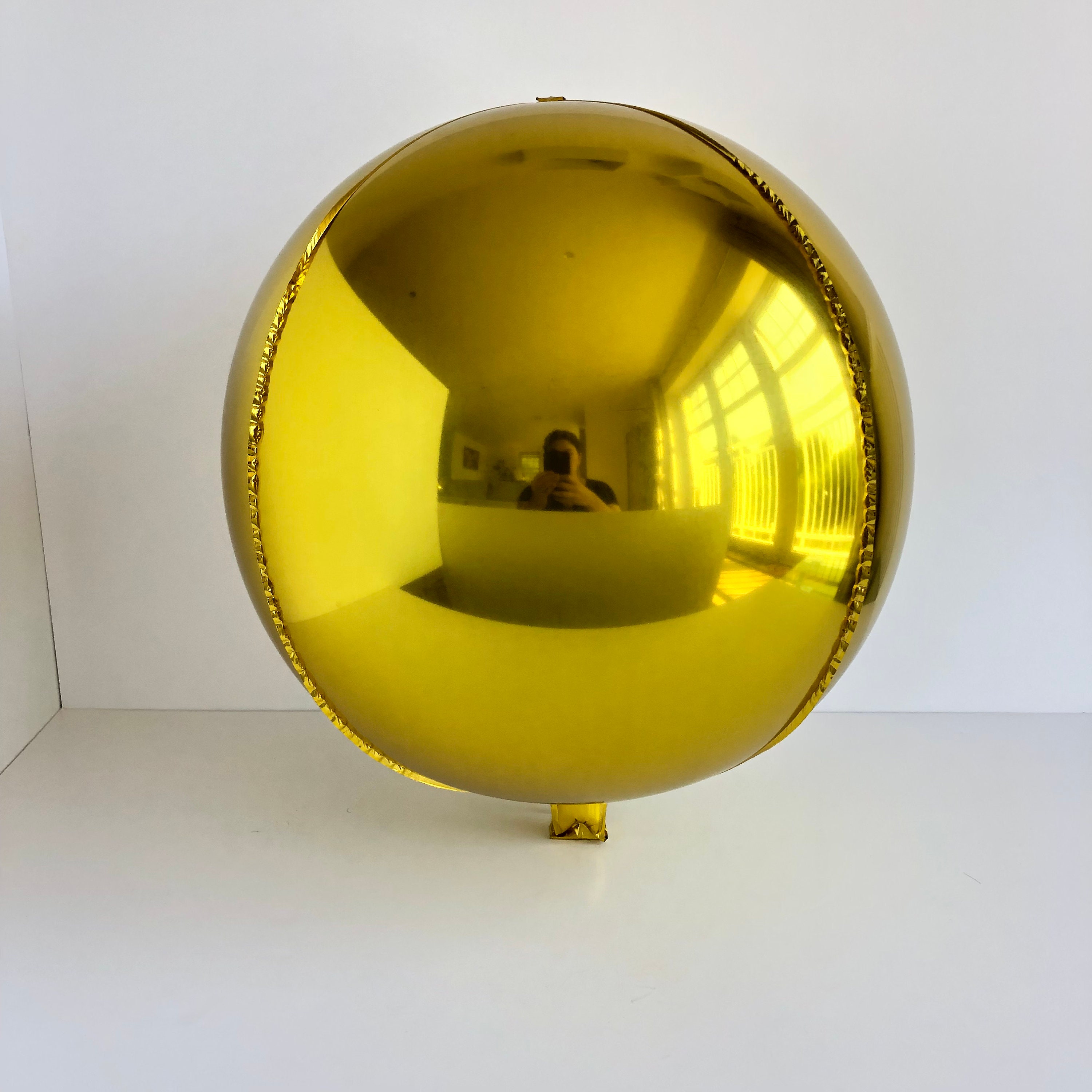 15 Gold Orb Metallic Balloon - Etsy