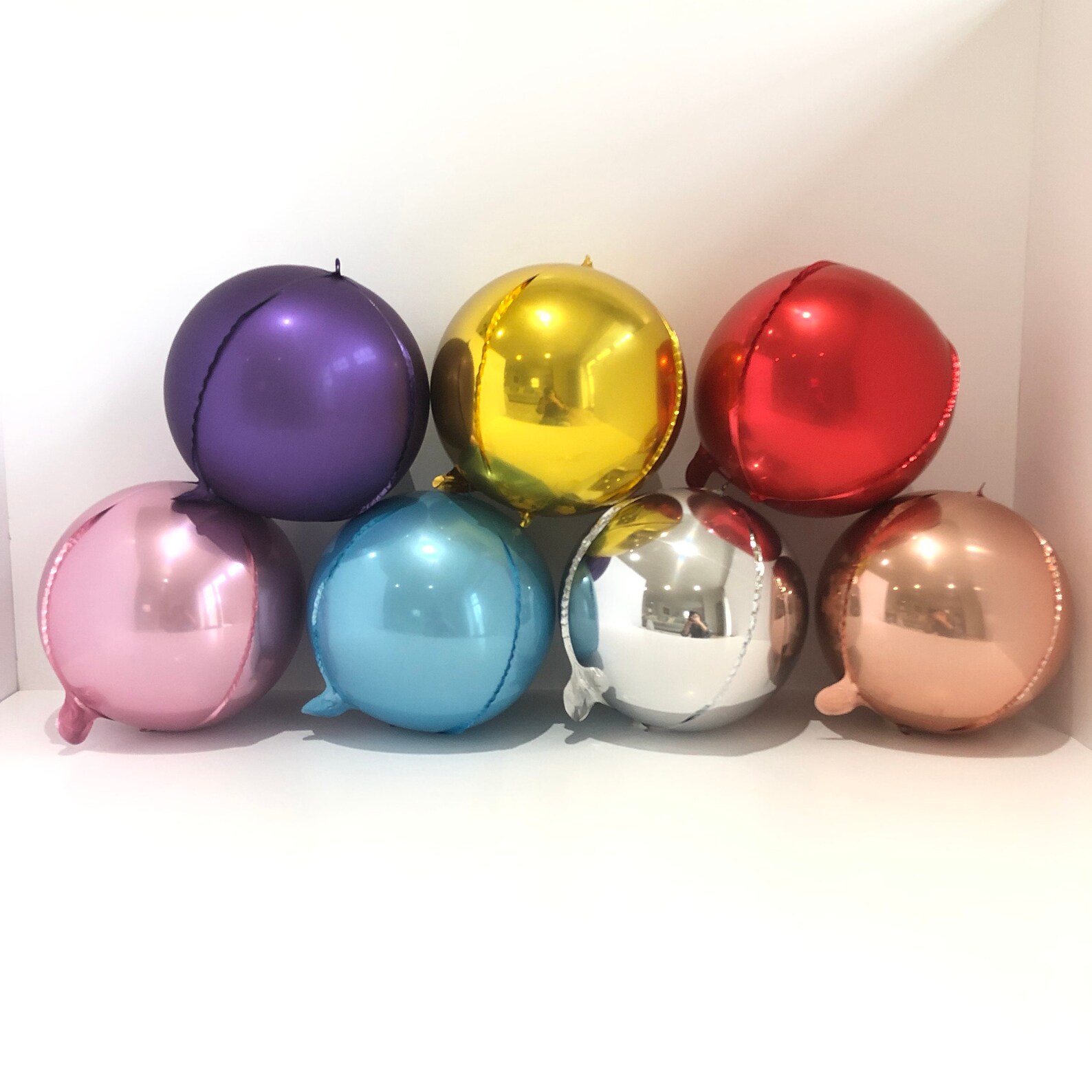 10 Inch Orb Metallic Balloons - Etsy