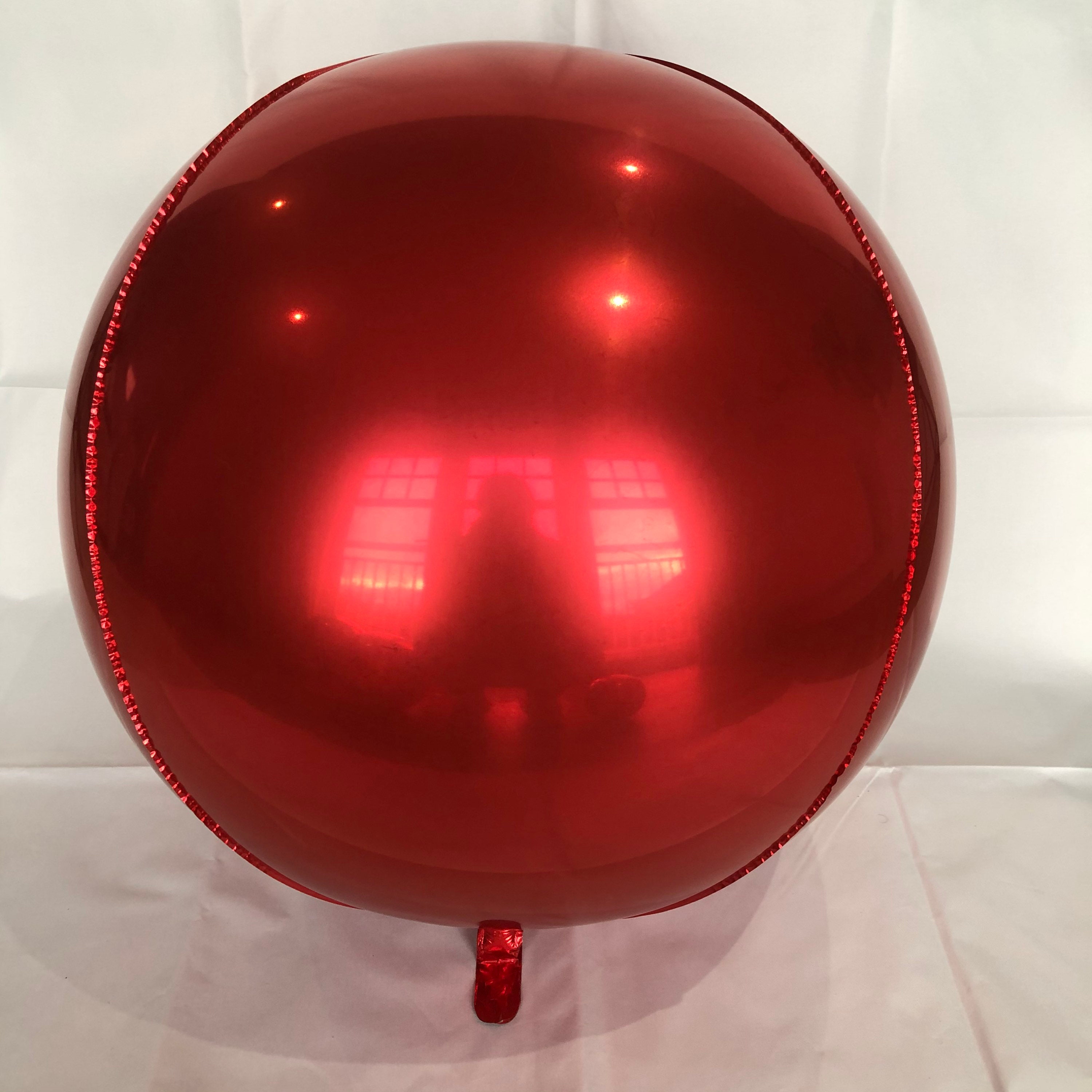 32 XXL Red Orb Metallic Balloon | Etsy