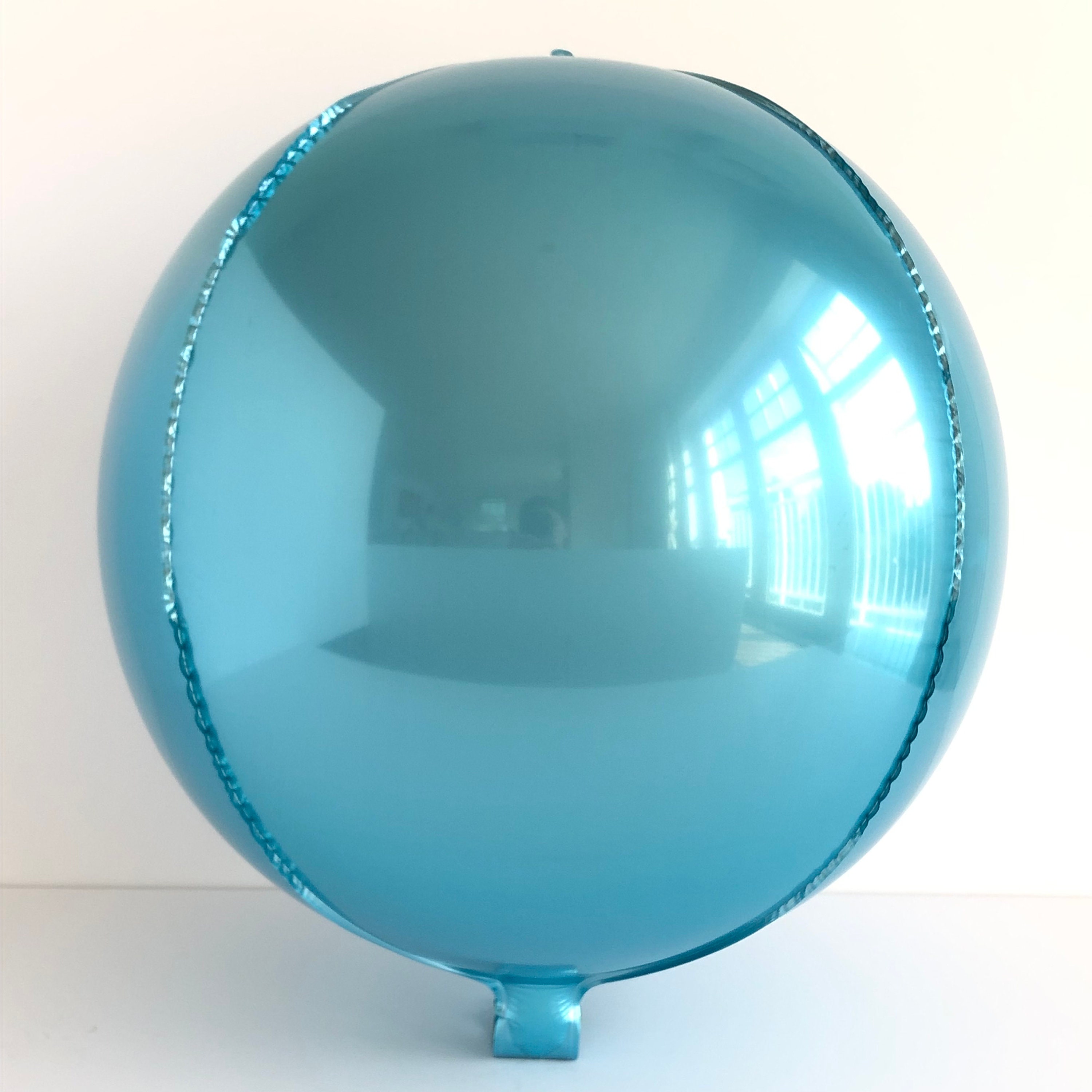 18 Light Blue Orb Metallic Balloon - Etsy