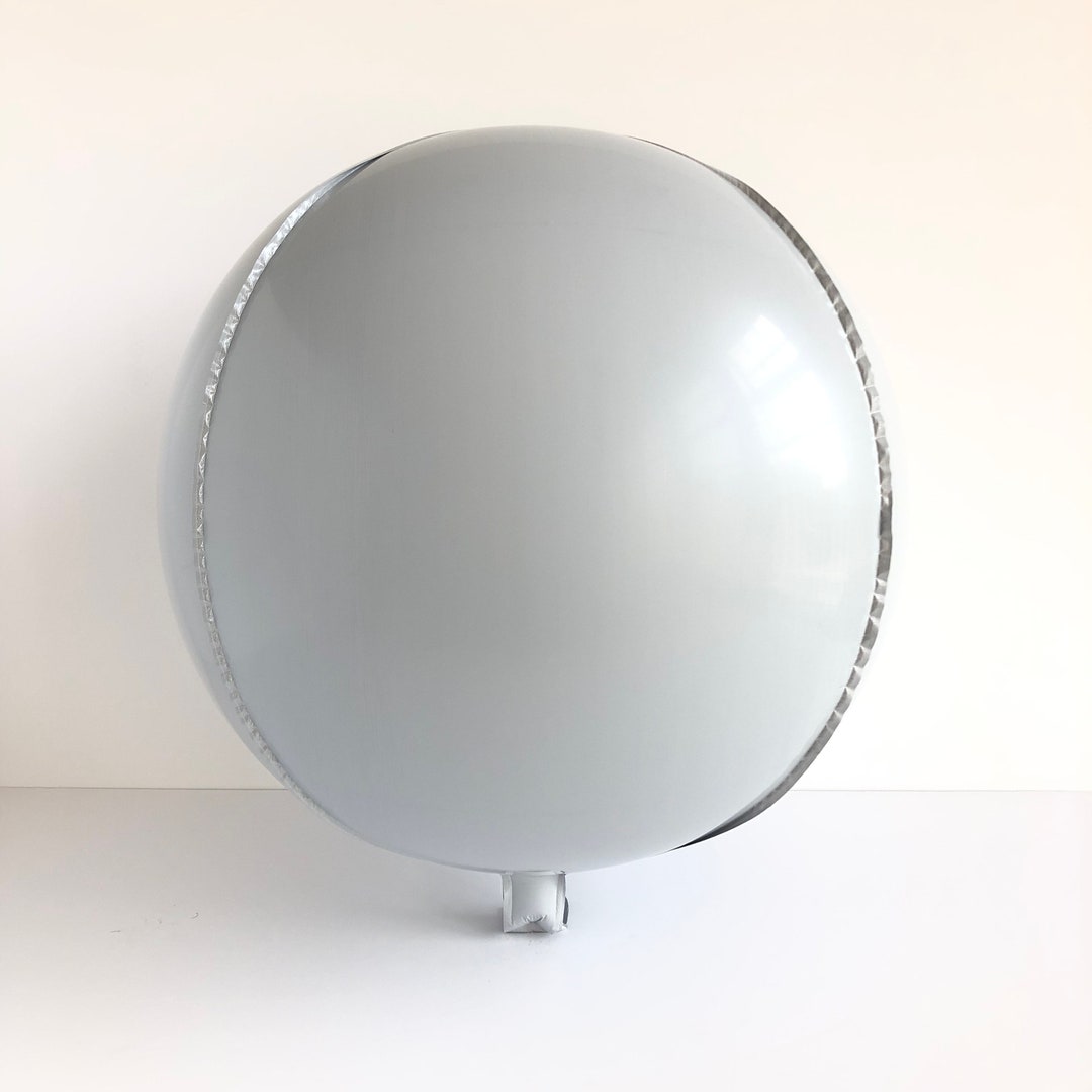 18 Light Grey Orb Balloon - Etsy