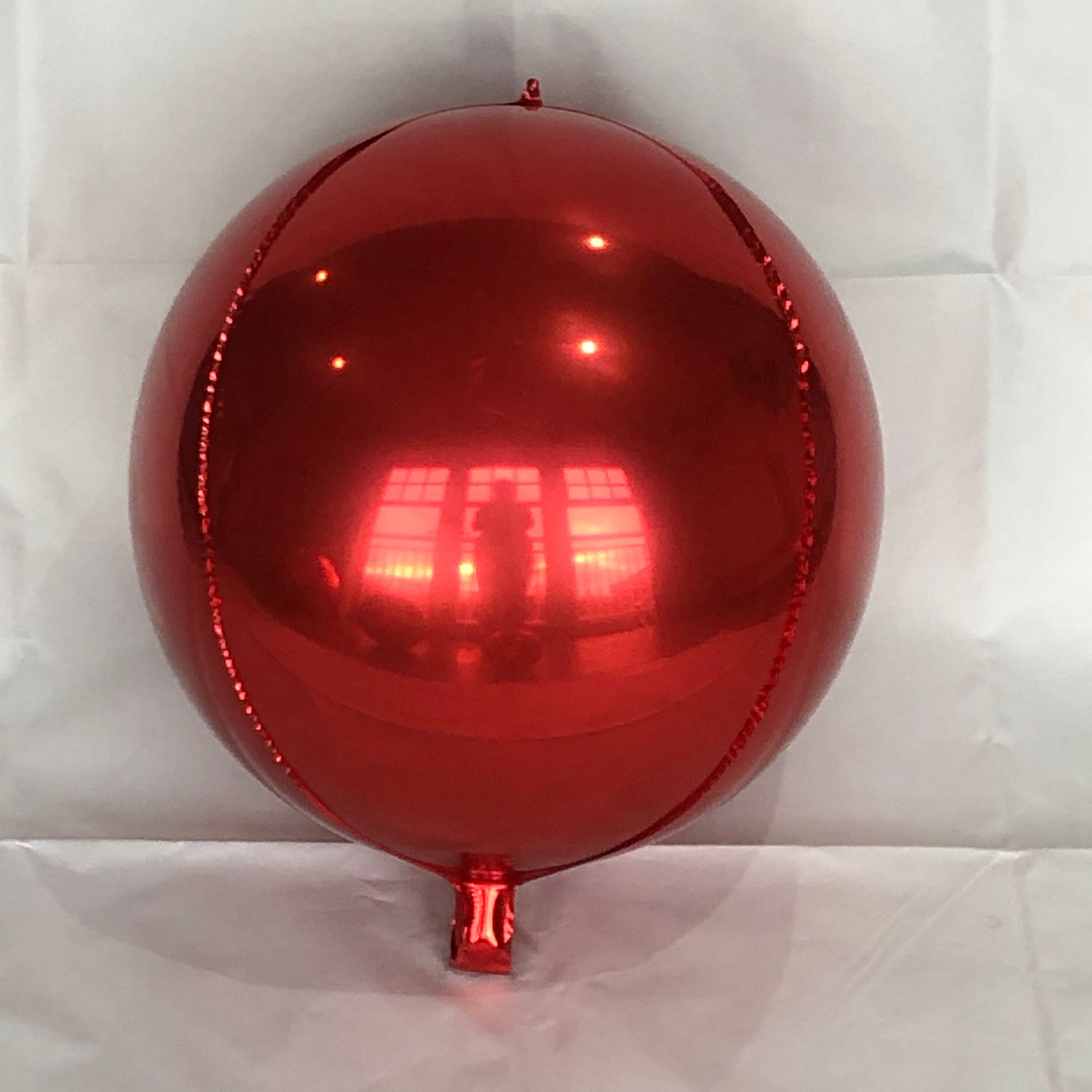 32 XXL Red Orb Metallic Balloon | Etsy