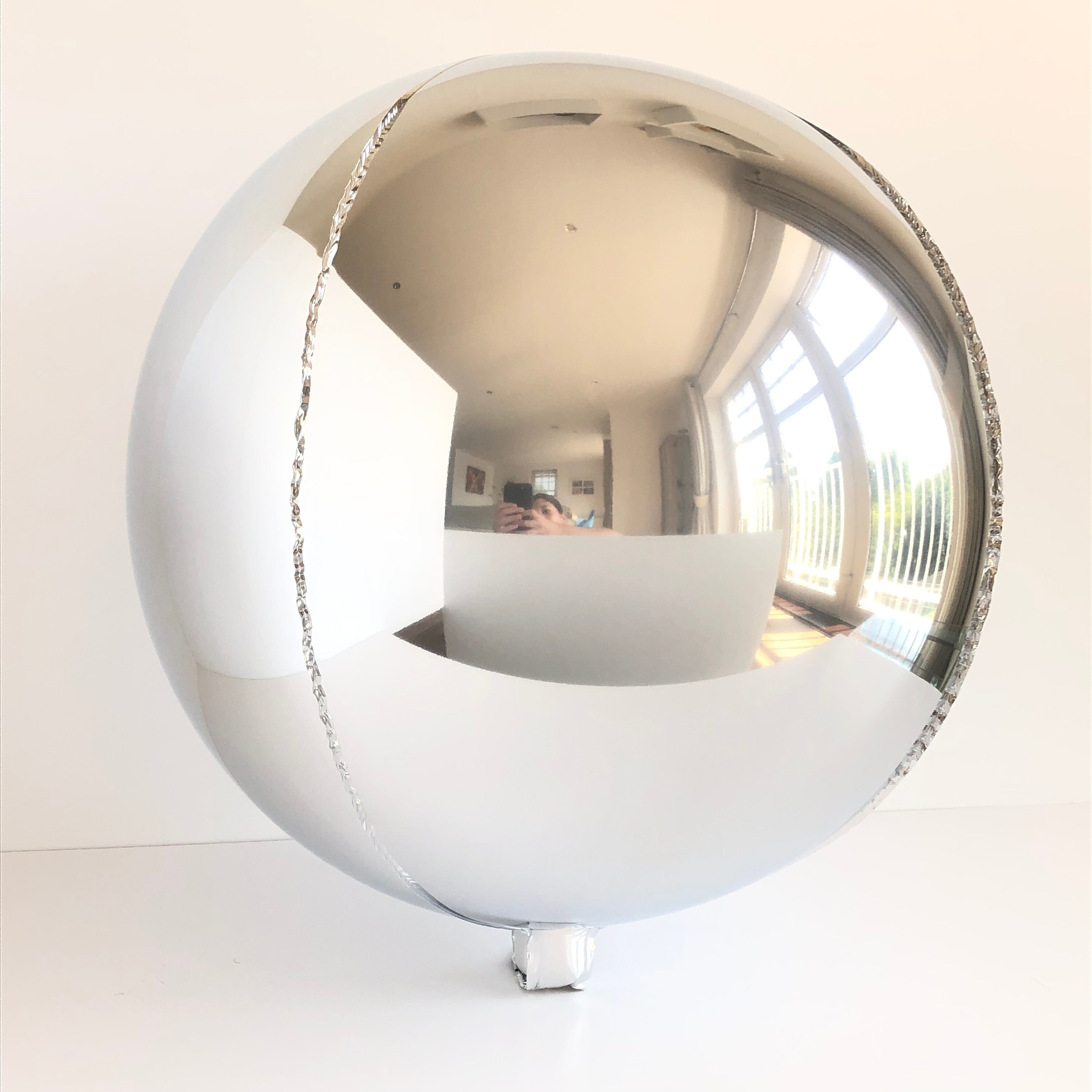 18 Silver Orb Metallic Balloon - Etsy