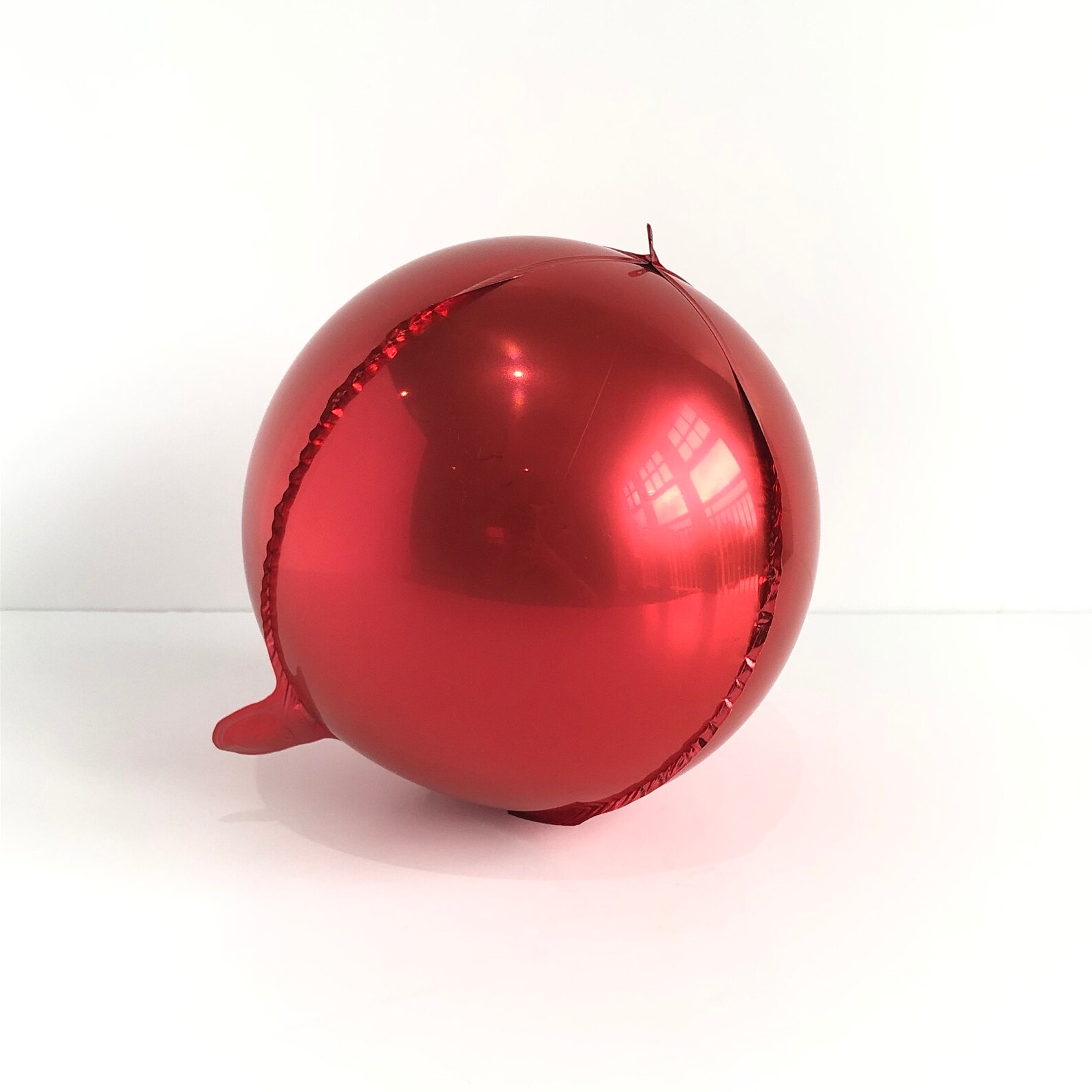 10 Red Orb Metallic Balloons - Etsy