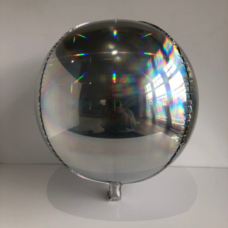 22 Giant Holographic Silver Orb Metallic Balloon - Etsy
