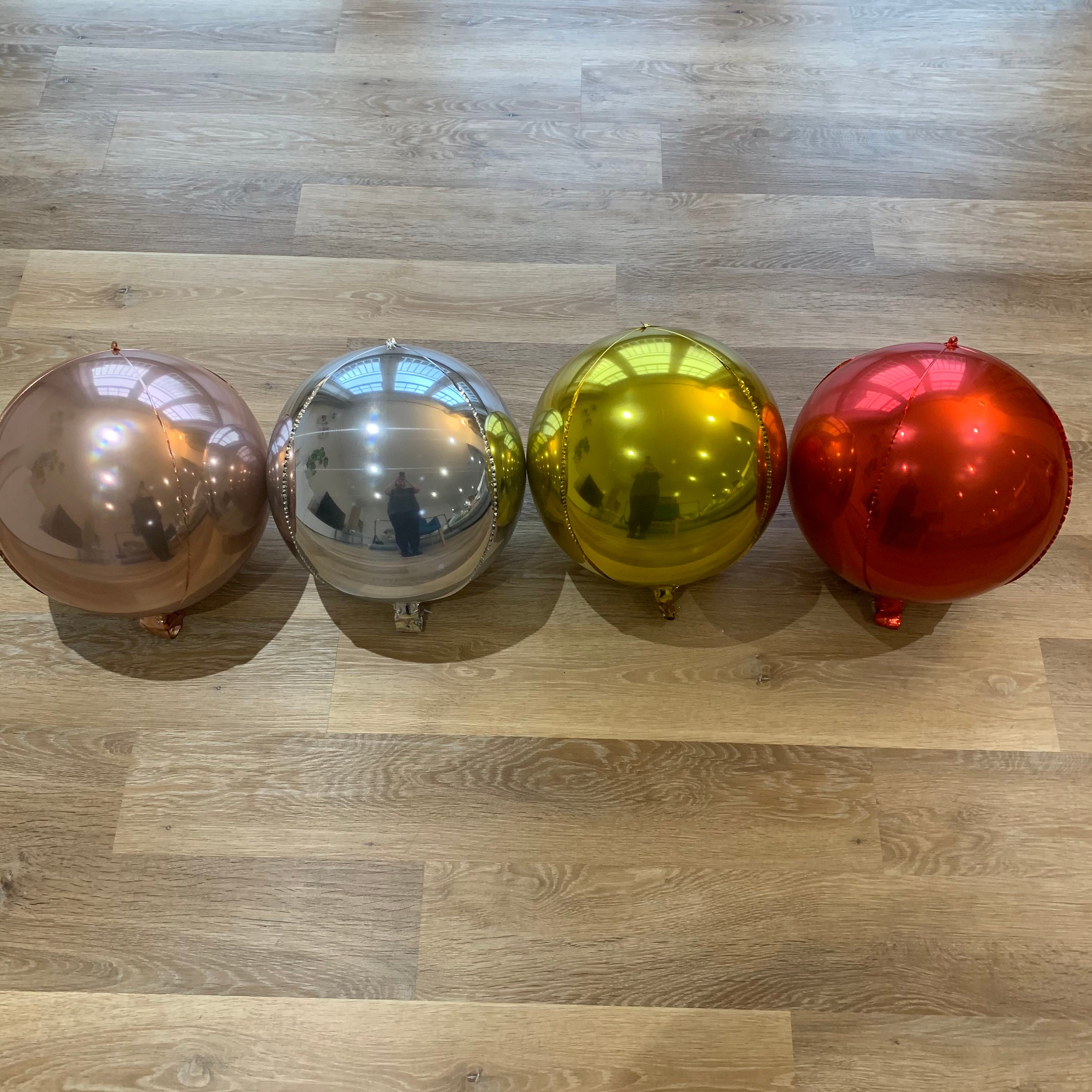 15 Gold Orb Metallic Balloon - Etsy