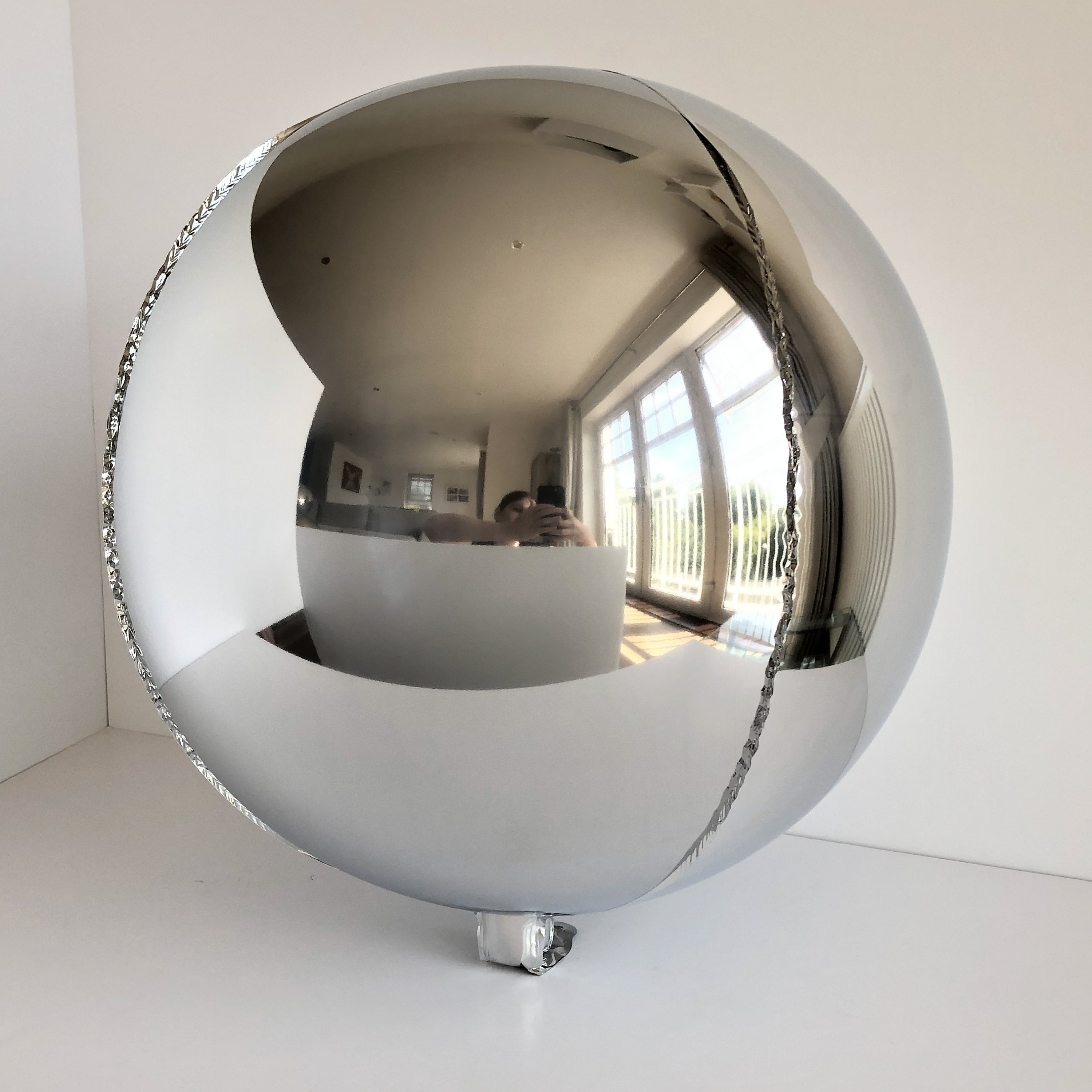 18 Silver Orb Metallic Balloon | Etsy