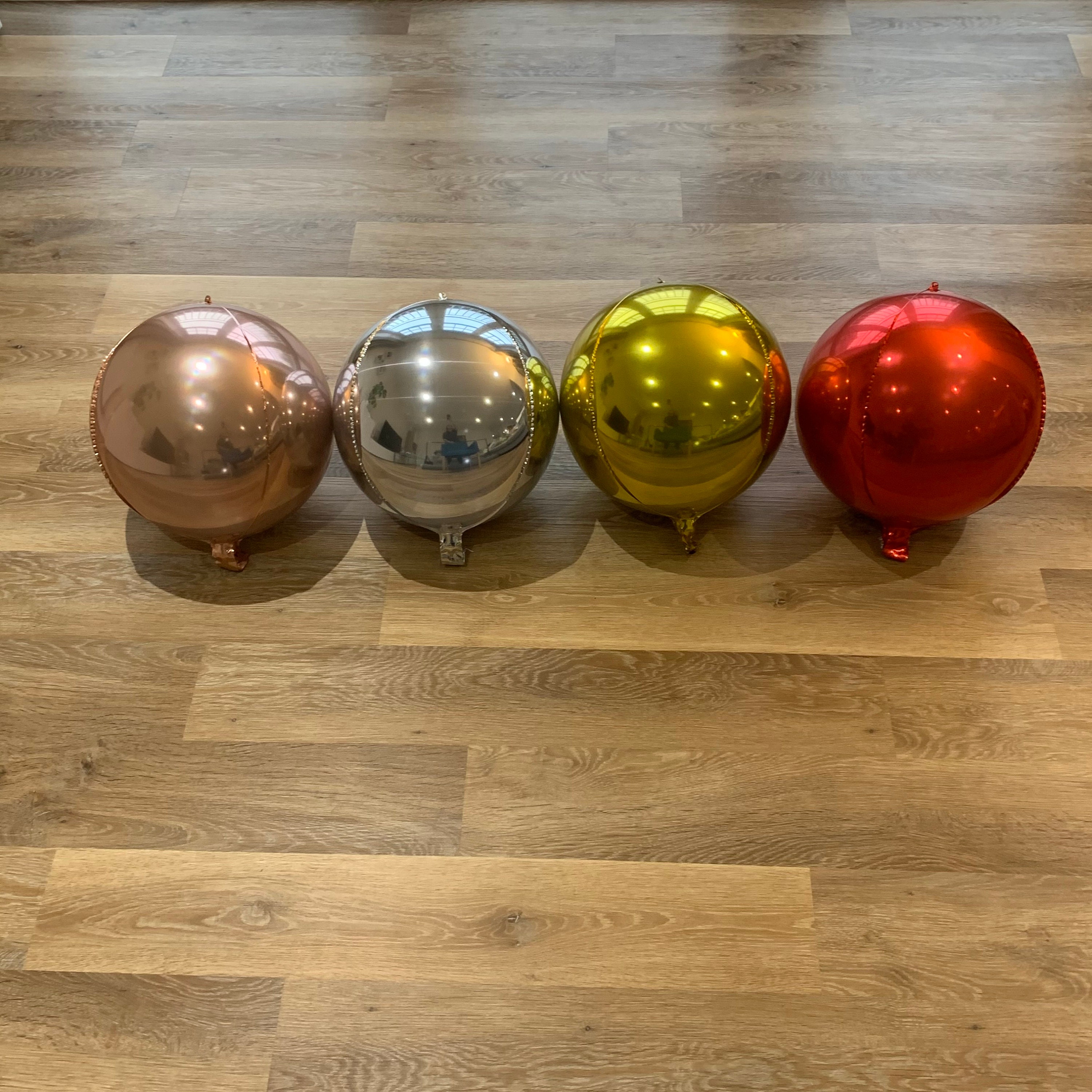 15 Silver Orb Metallic Balloon | Etsy