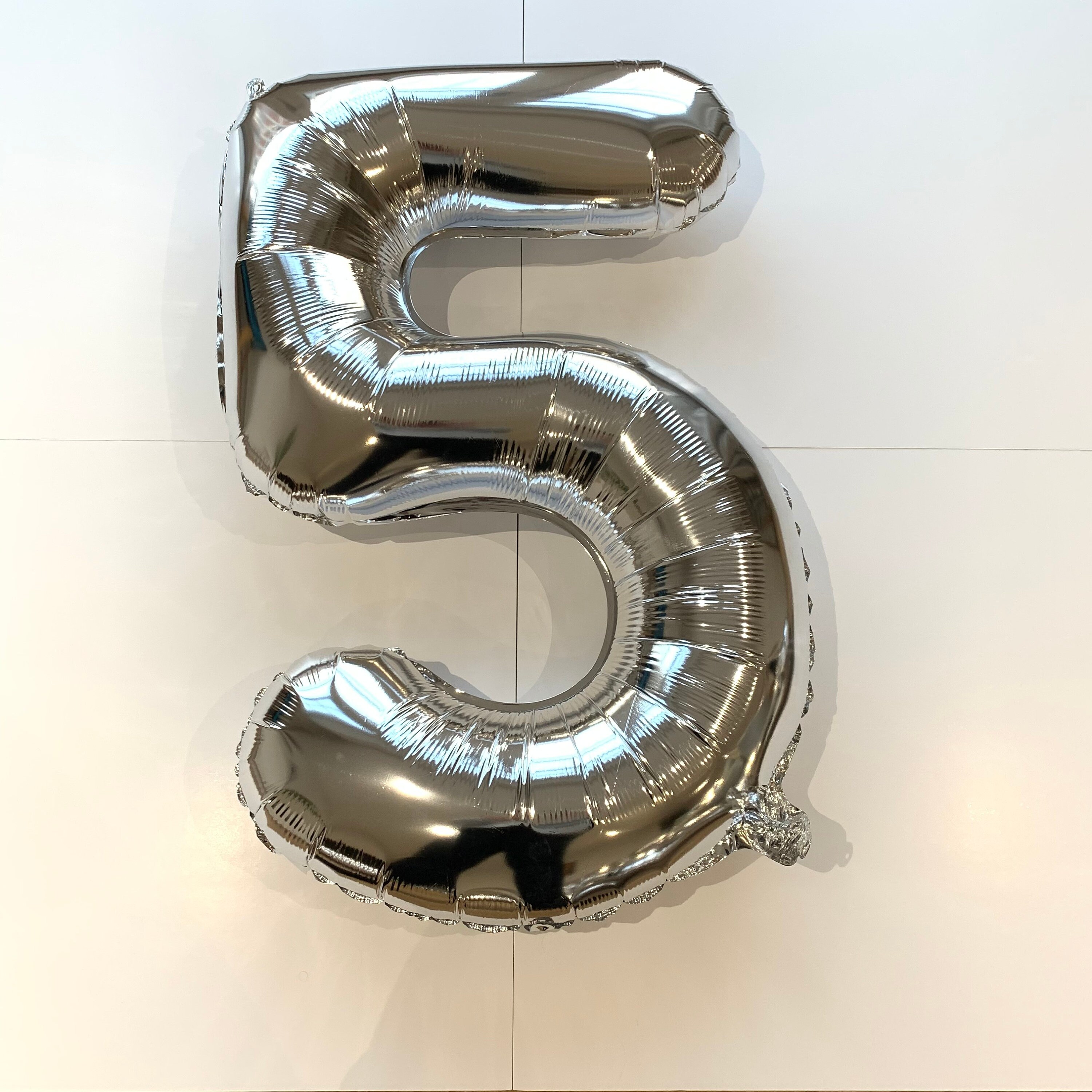 40 Plata Metálico Número 5 Globo - Etsy España
