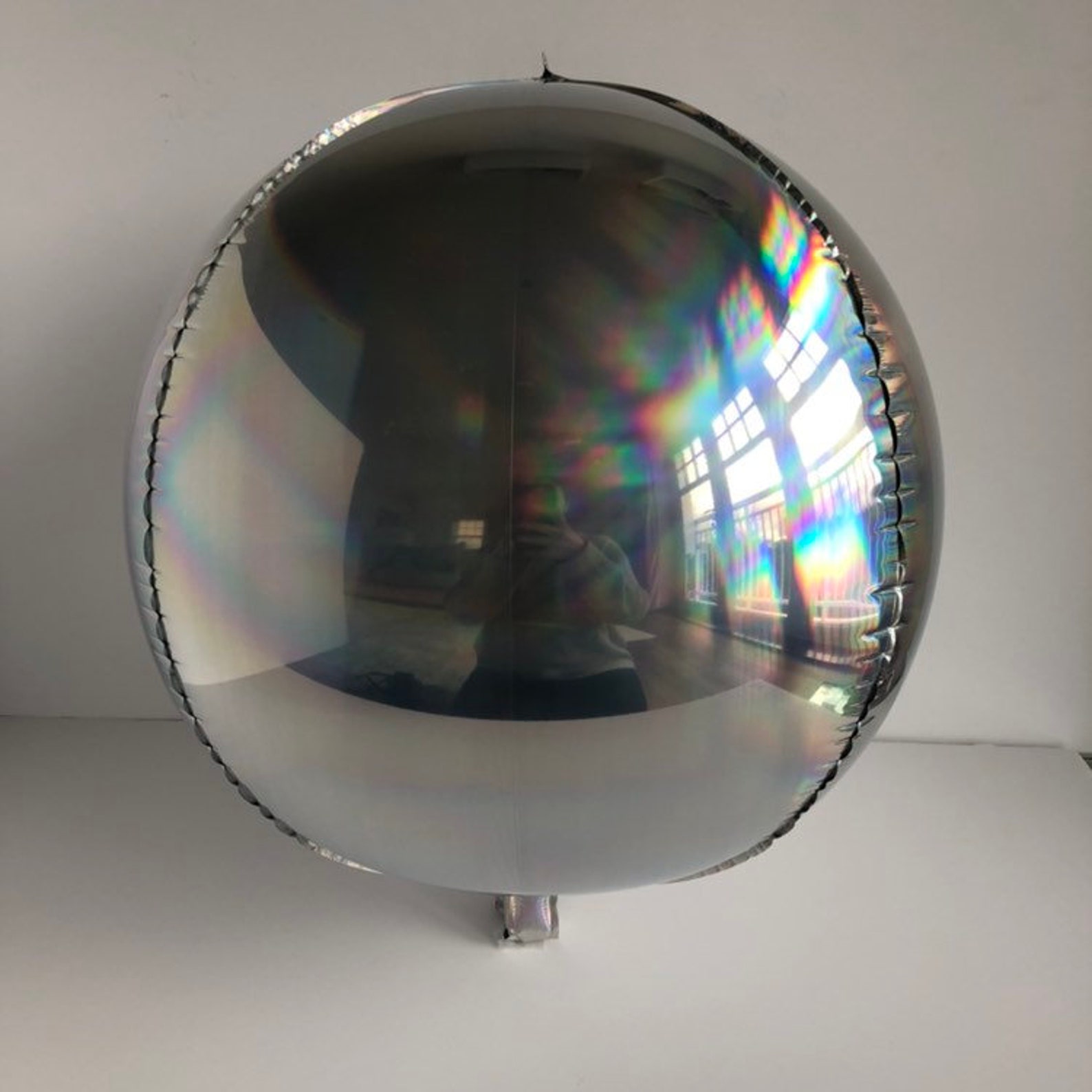 22 Giant Holographic Silver Orb Metallic Balloon - Etsy