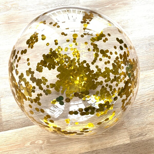Gold Confetti Balloons - Etsy