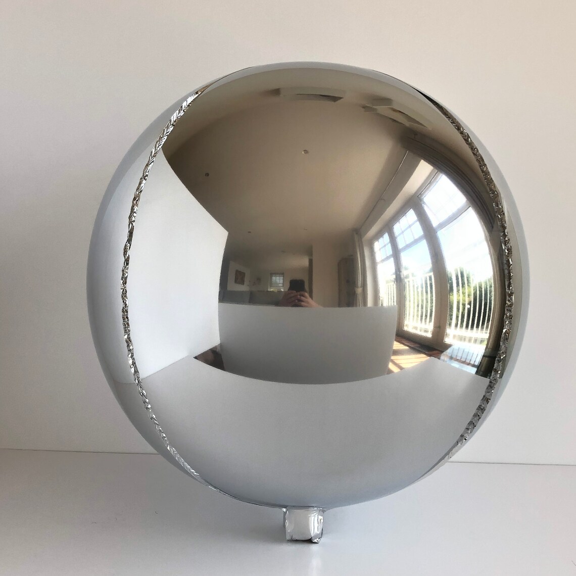 Silver Orb Metallic Balloons | Etsy