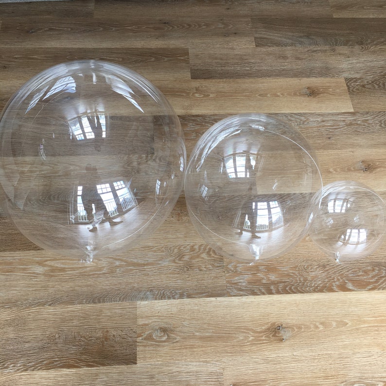 Clear Bubble Balloons Fill Them Yourself 10 24 - Etsy