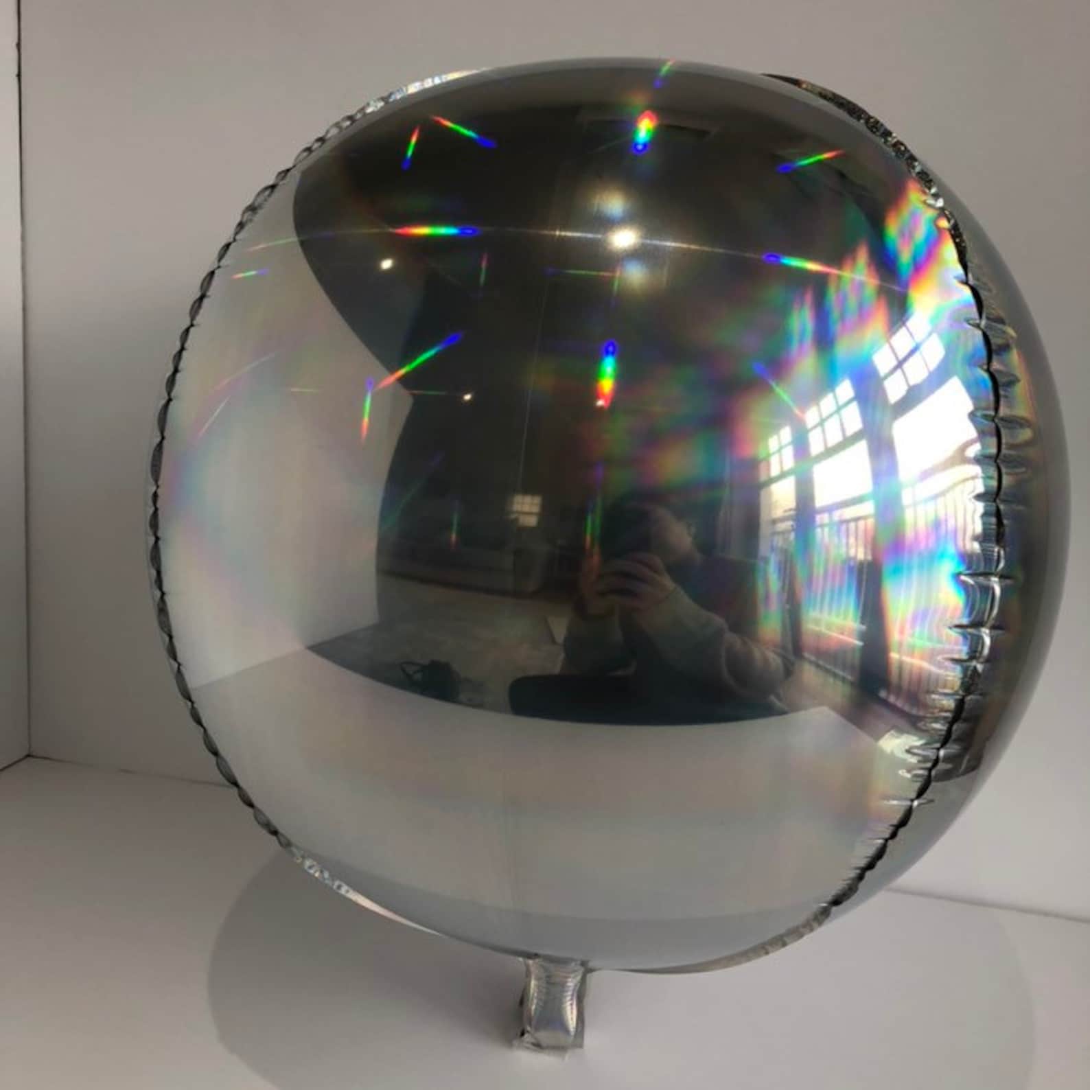 22 Giant Holographic Silver Orb Metallic Balloon - Etsy