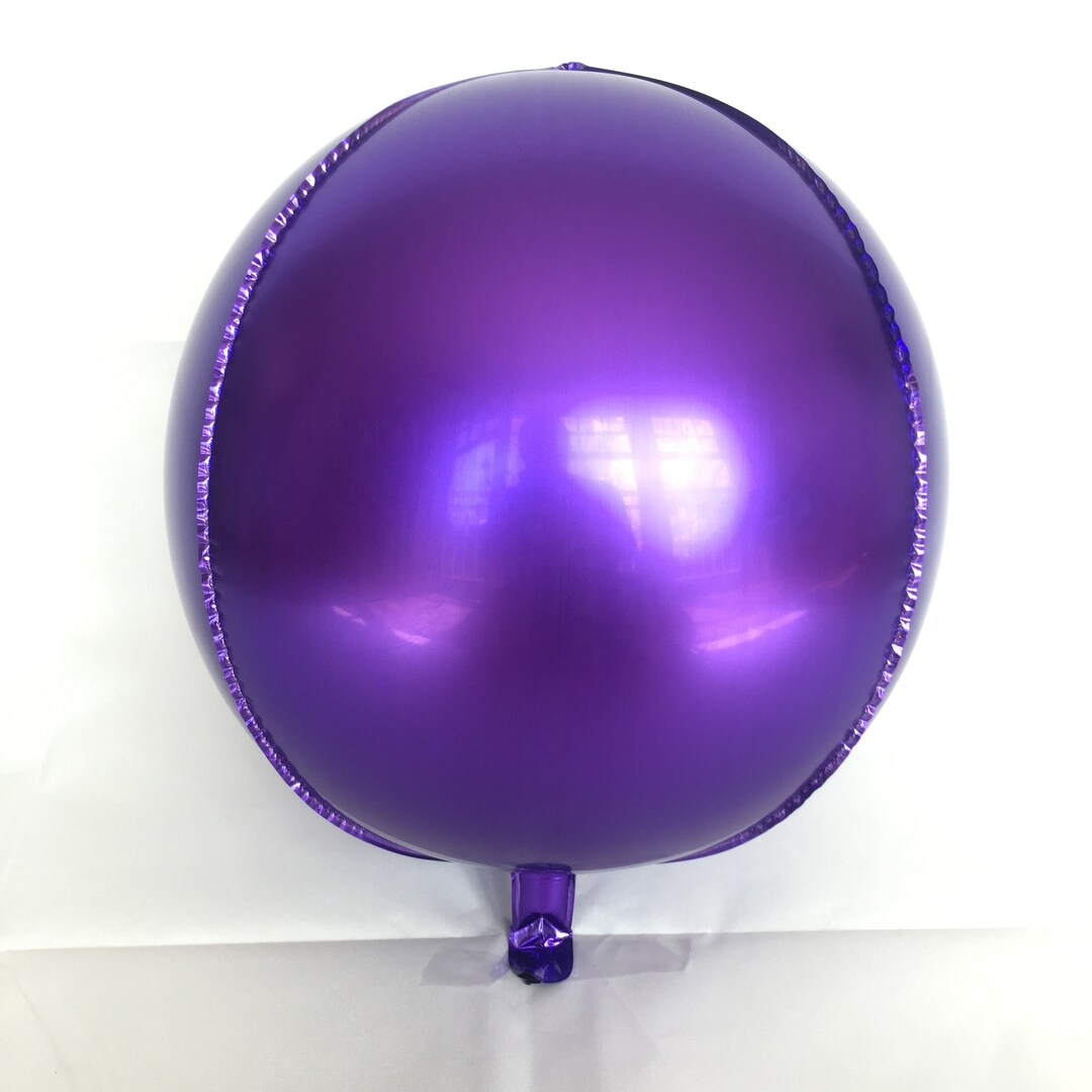 18" Purple Orb Metallic Balloon - Etsy