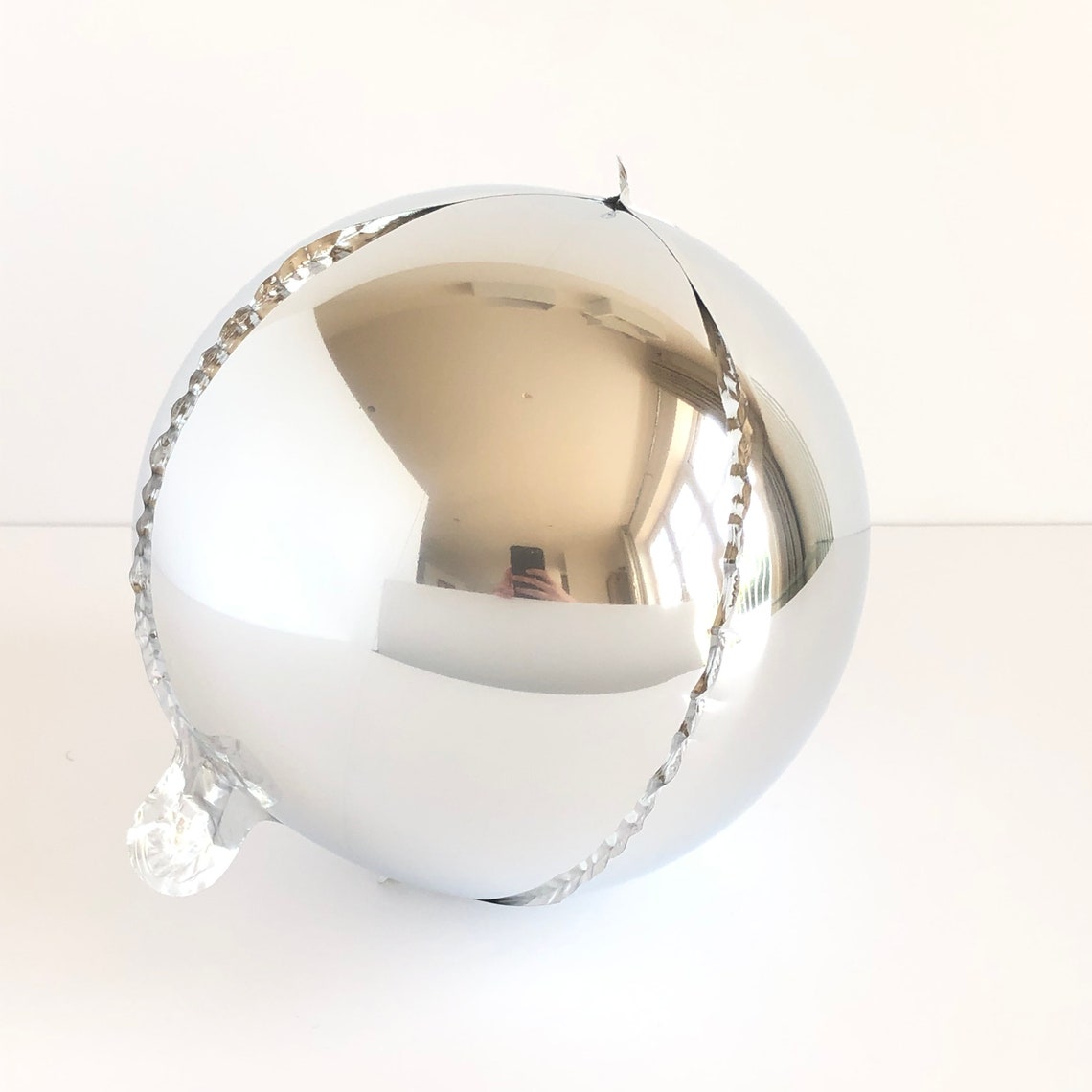 10 Silver Orb Metallic Balloon | Etsy