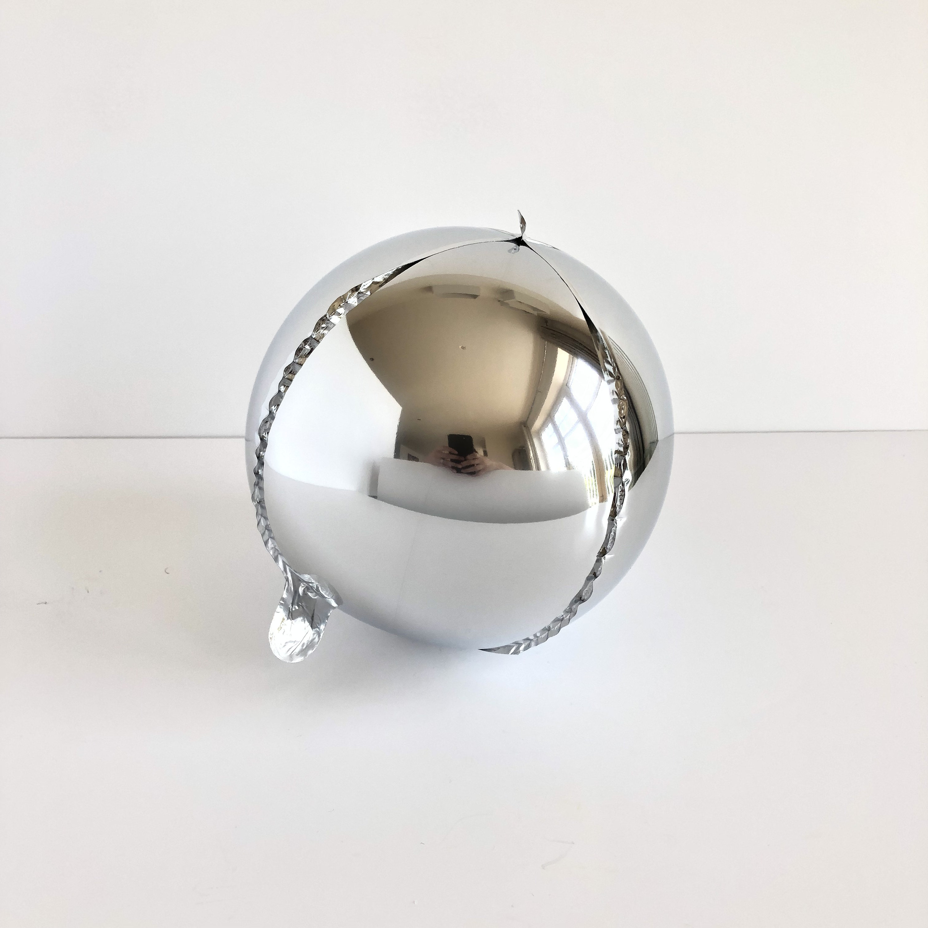 10 Silver Orb Metallic Balloon - Etsy