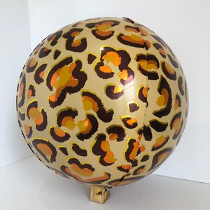 22 Leopard Print Orb Balloon - Etsy