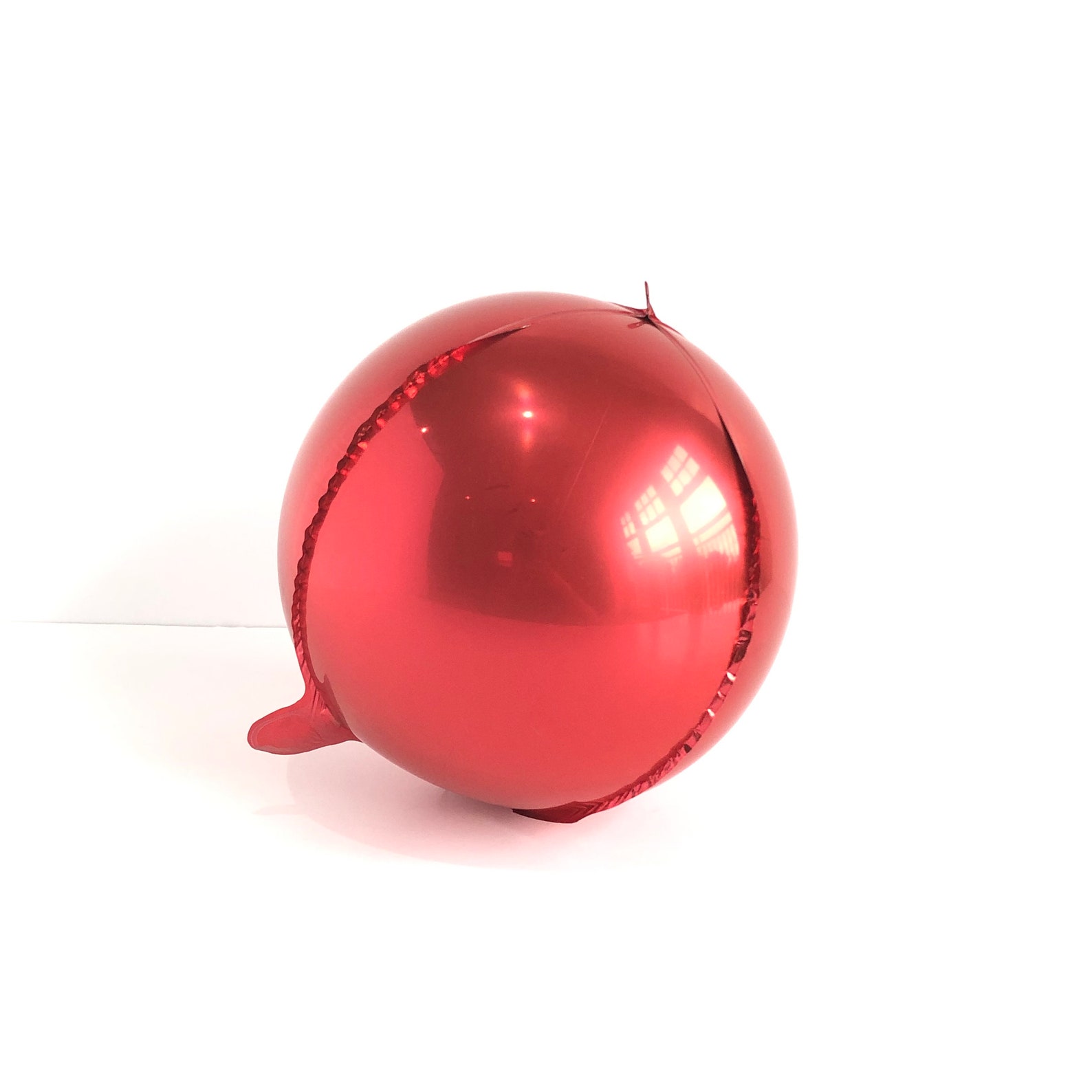 10 Red Orb Metallic Balloons - Etsy