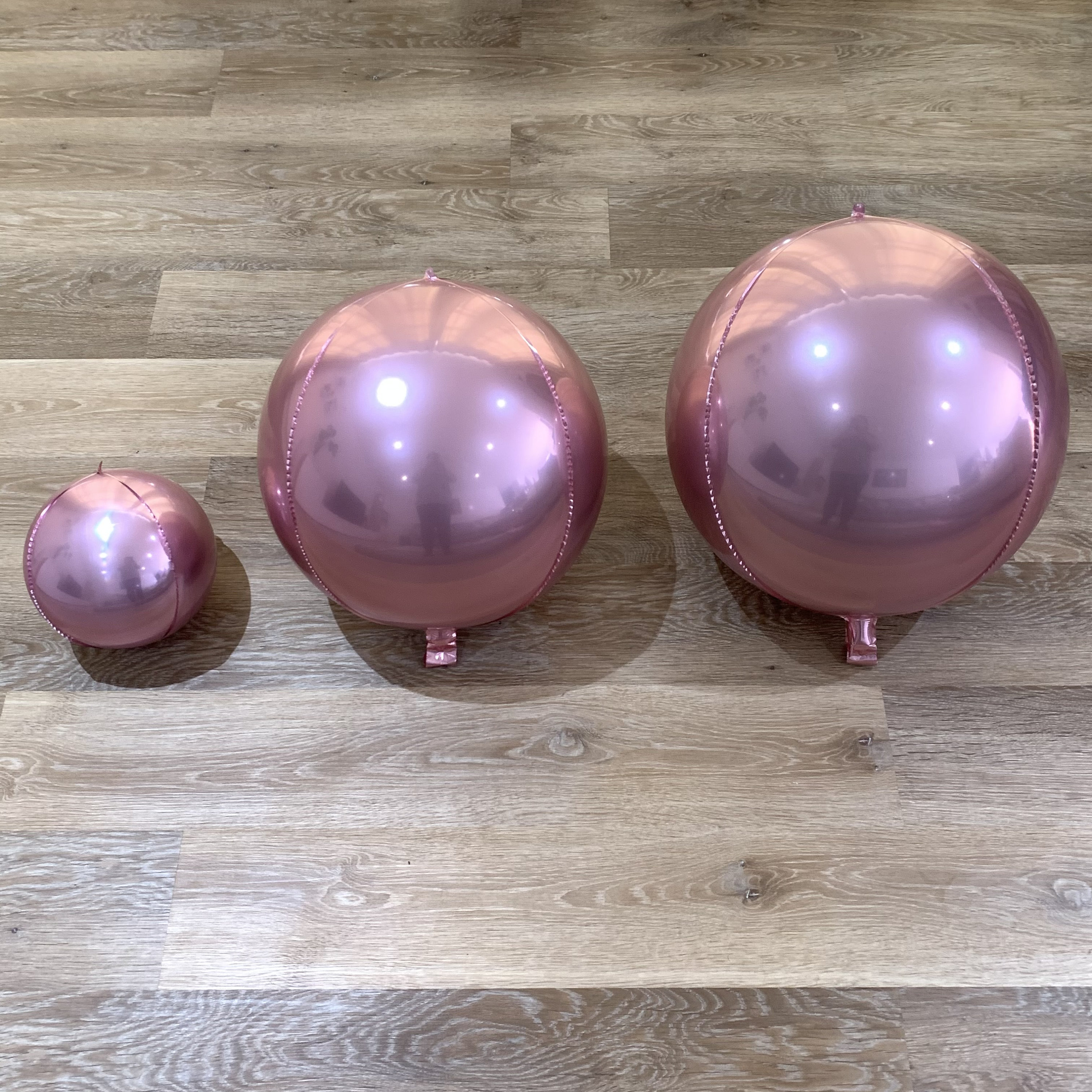 Pink Metallic Orb Balloons - Etsy UK