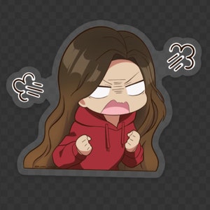 Valkyrae Transparent Sticker - Etsy