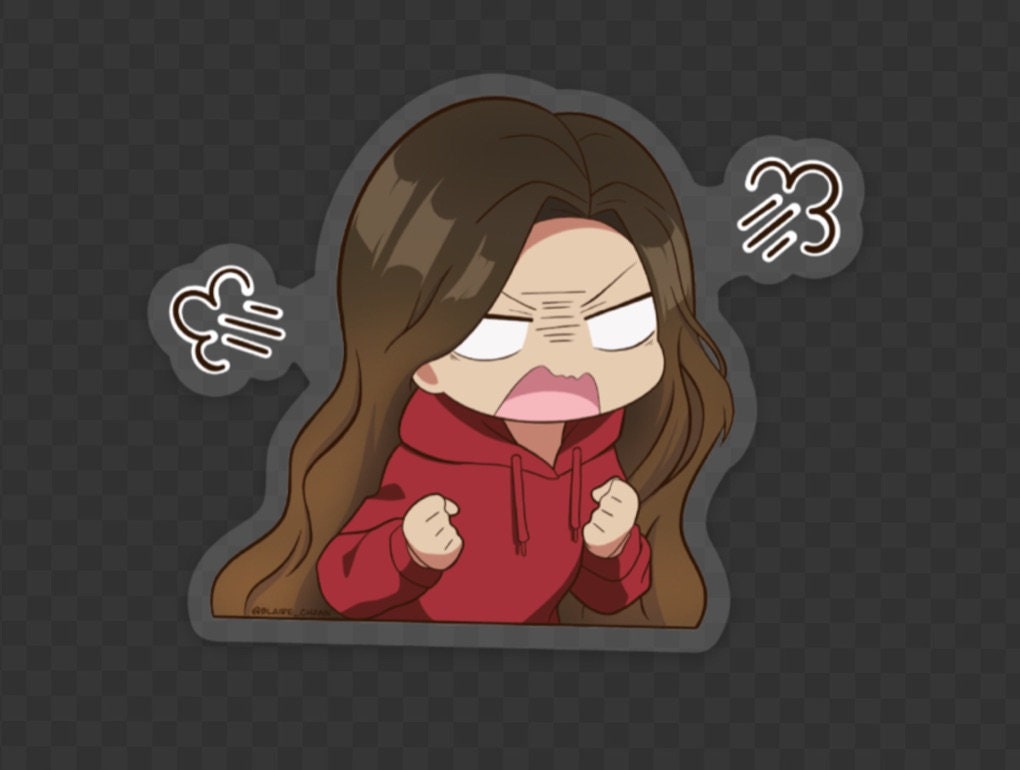 Valkyrae Transparent Sticker - Etsy