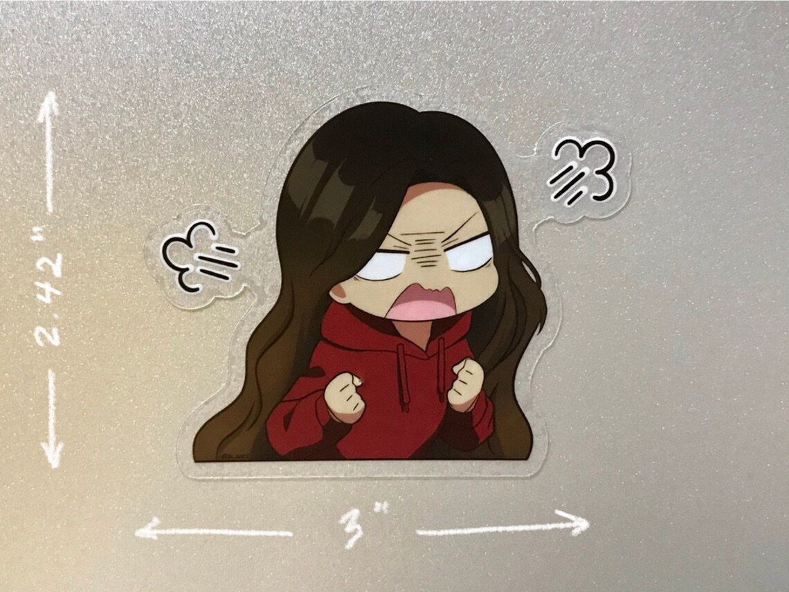 Valkyrae Transparent Sticker - Etsy