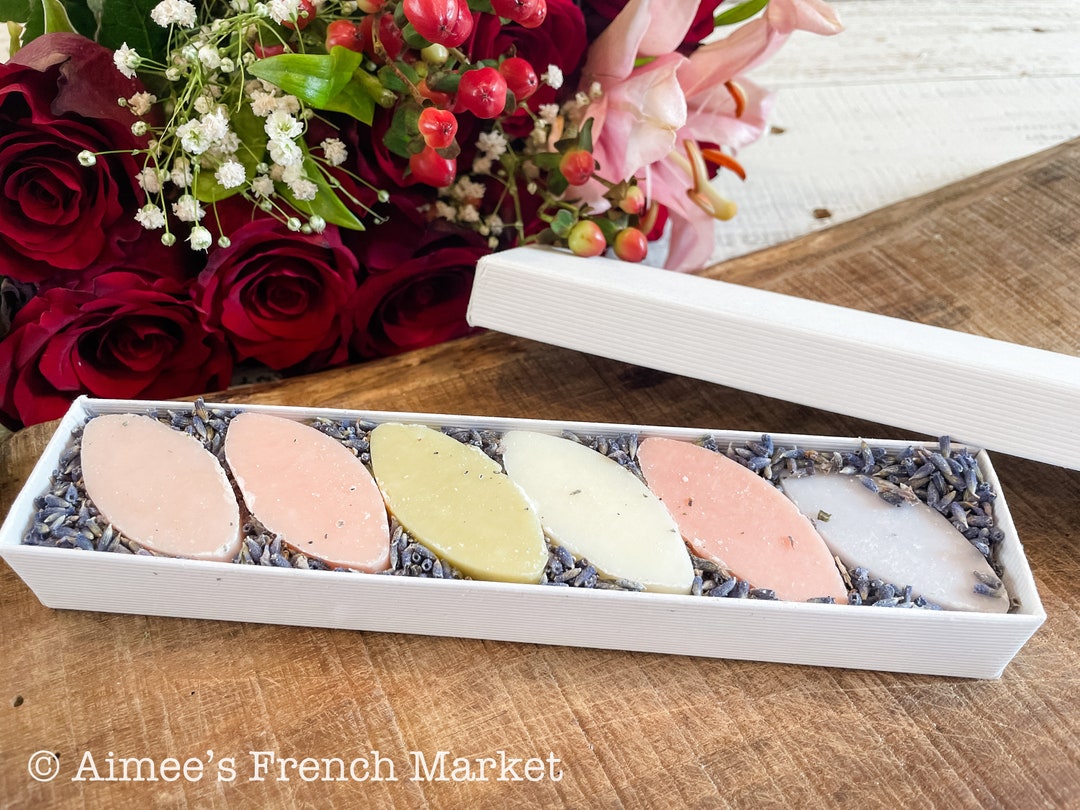 French Calisson Handmade Guest SOAP Gift Box, 6 Soaps - Etsy