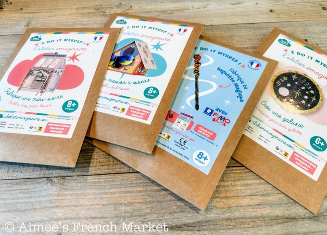 Children’s French Craft Kits - English/french Version - Etsy