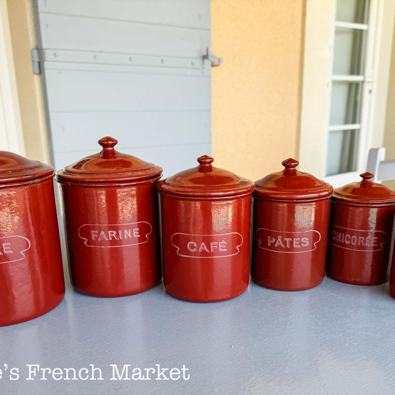 Enamelware Set - Etsy