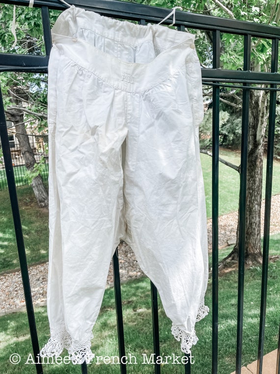 vintage french bloomers handmade - Gem