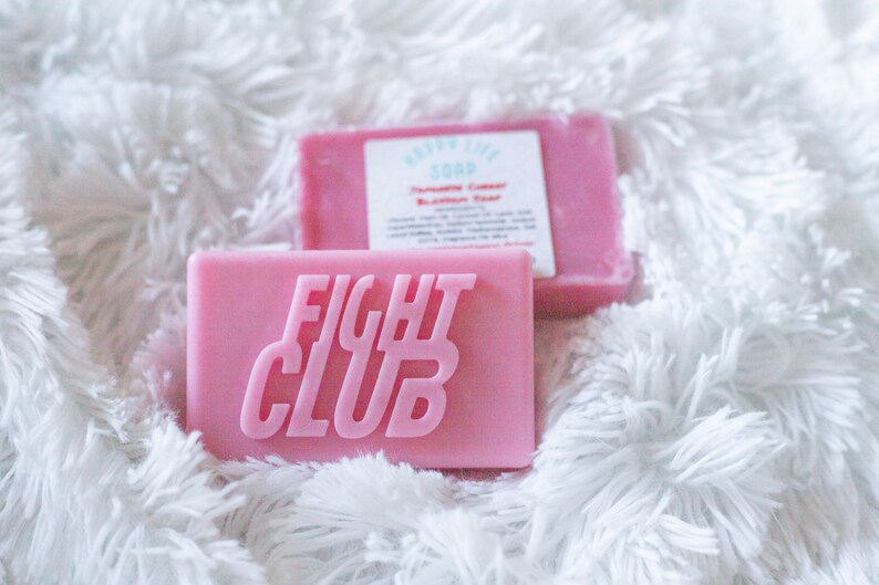 Fight Club Soap Pink Soap Bite Me Fragrance Tyler Durden - Etsy