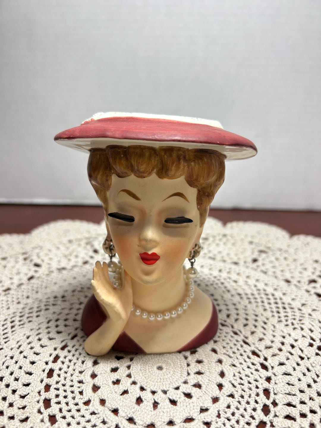 Vintage Lee Wards Exclusive Japan Lady Head Vase - Etsy