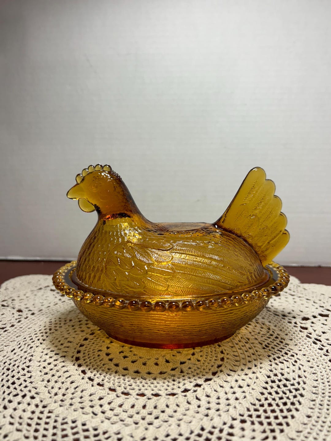 Amber Hen on Nest - Etsy