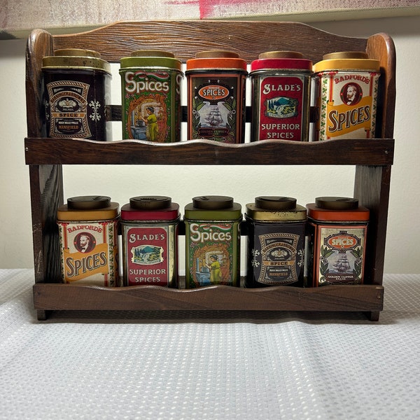 Vintage Spice Rack - Etsy