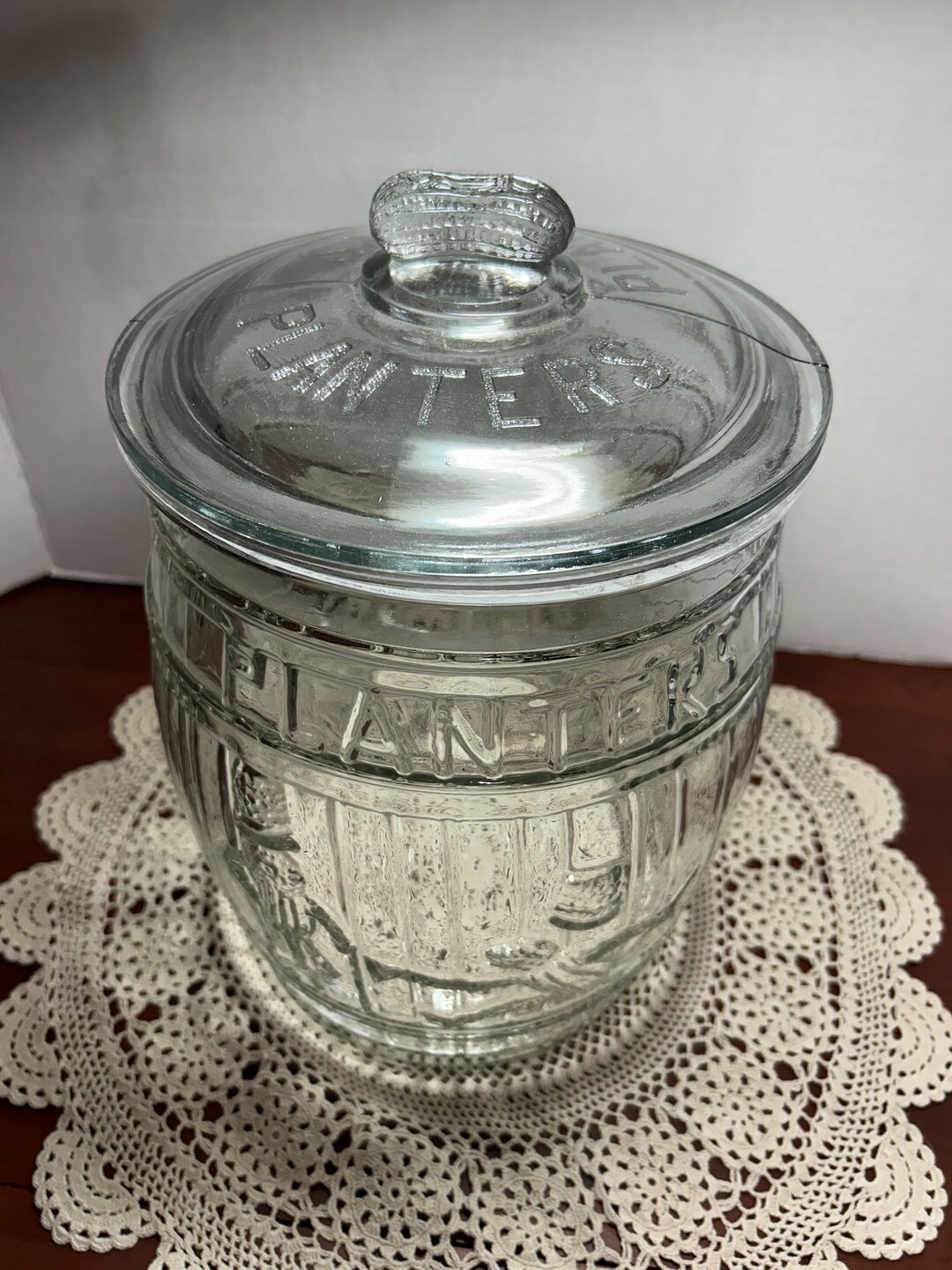 Large Clear Mr Planters Peanut Cookie Jar - Etsy