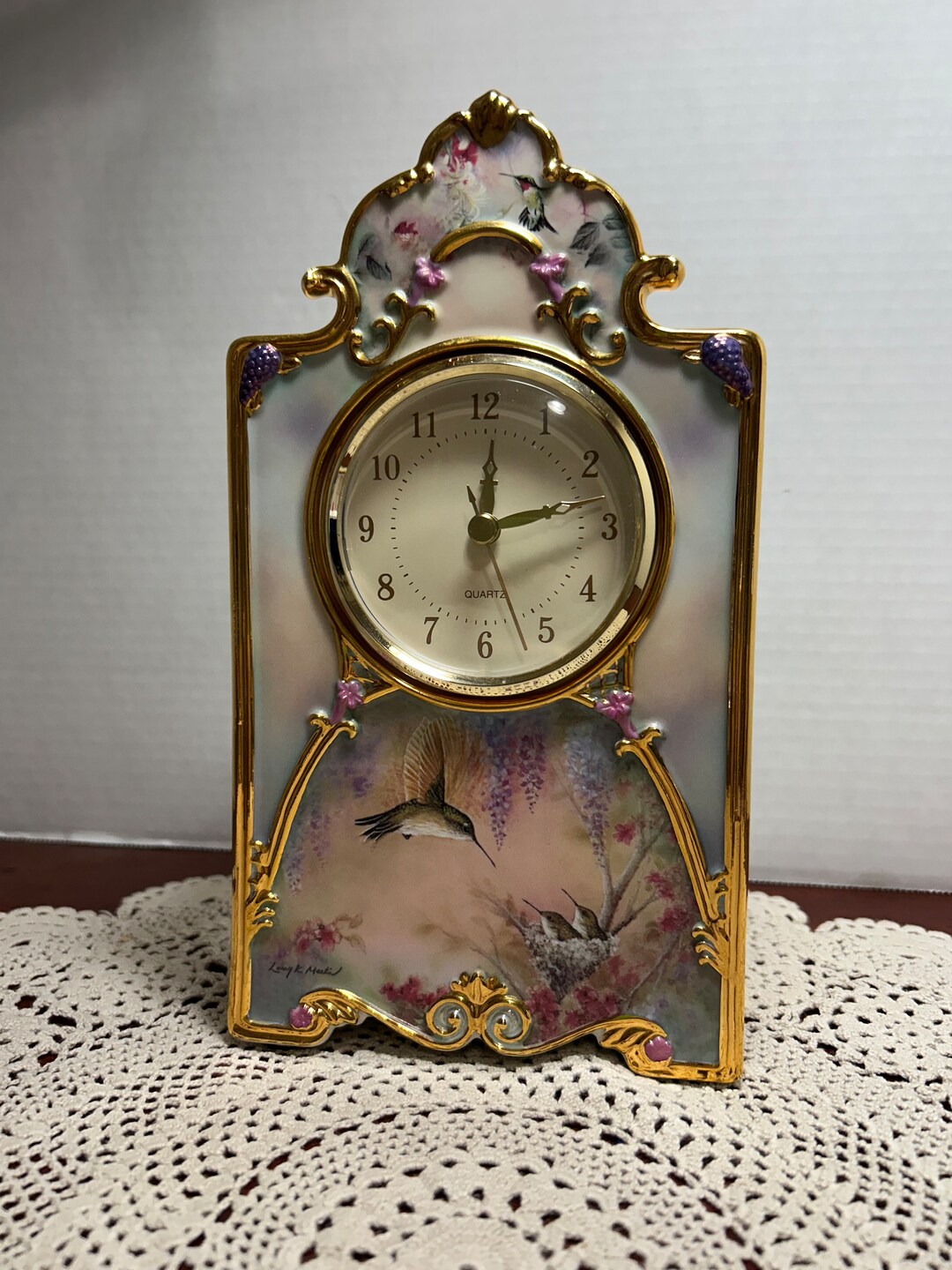 Bradford Exchange Hummingbird Clock - Etsy
