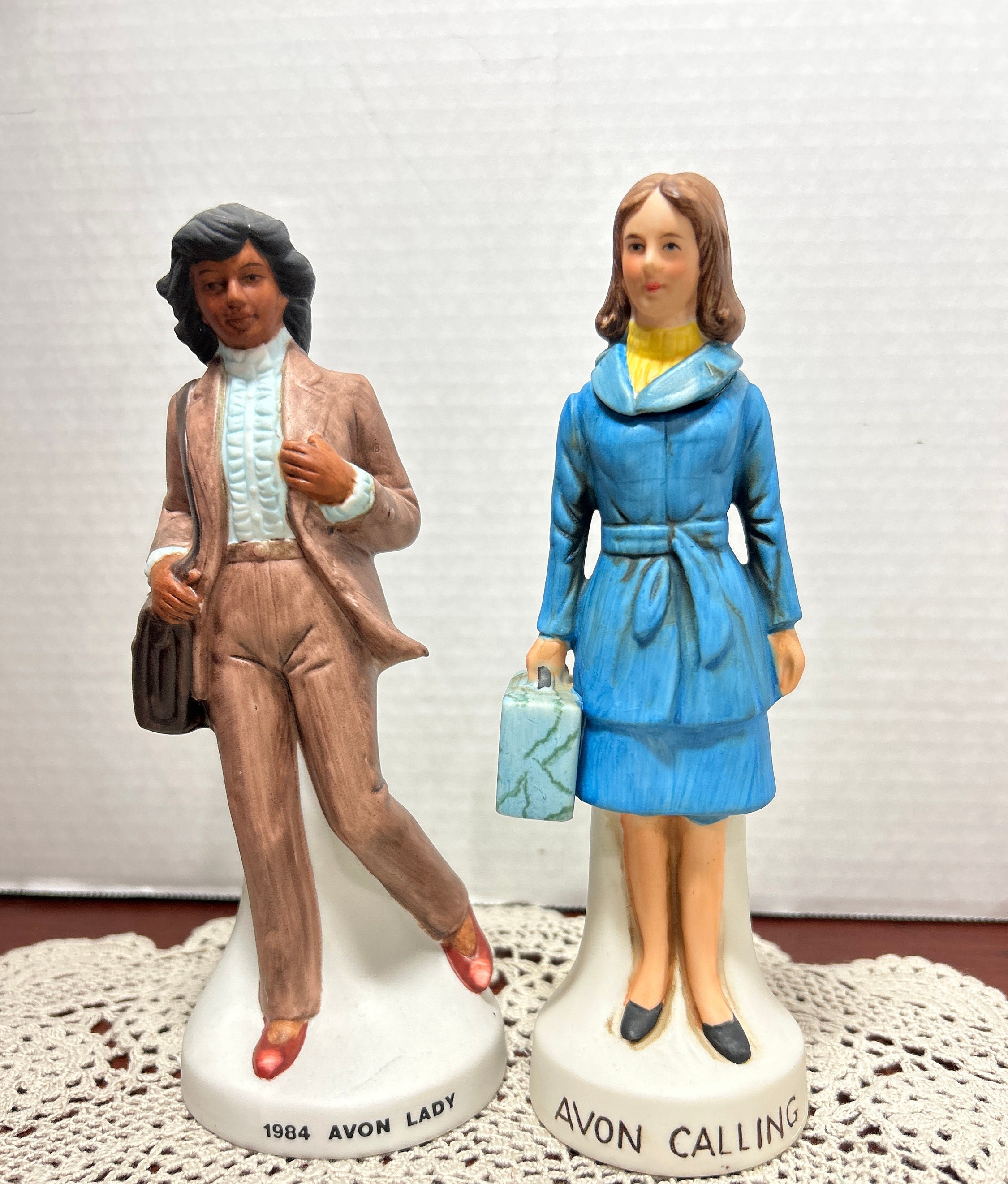 Avon Lady Figurines - Etsy