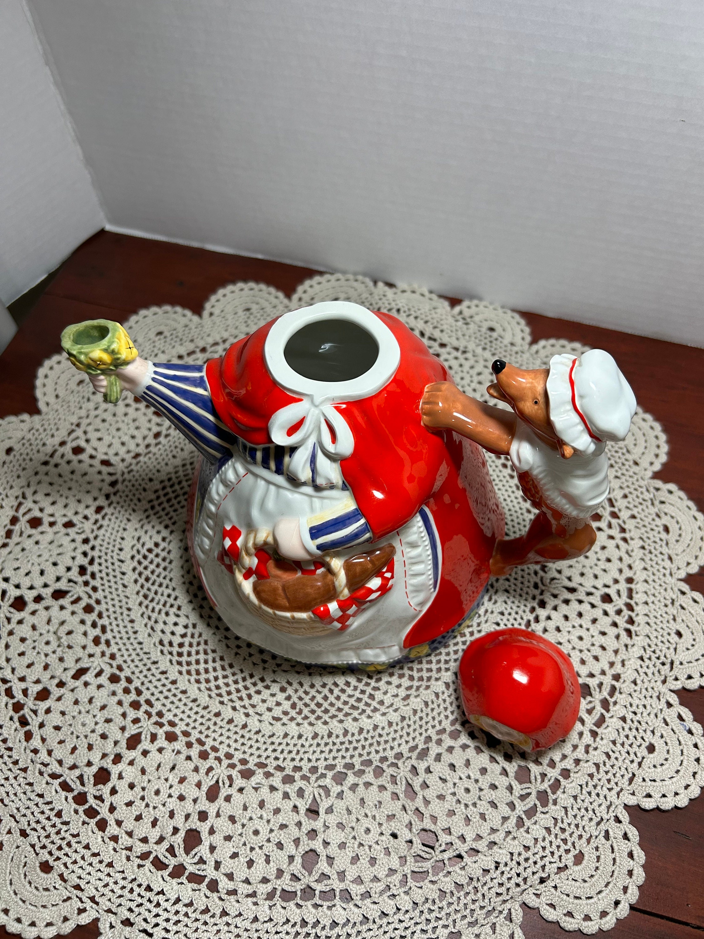 Little Red Riding Hood Teapot - Etsy