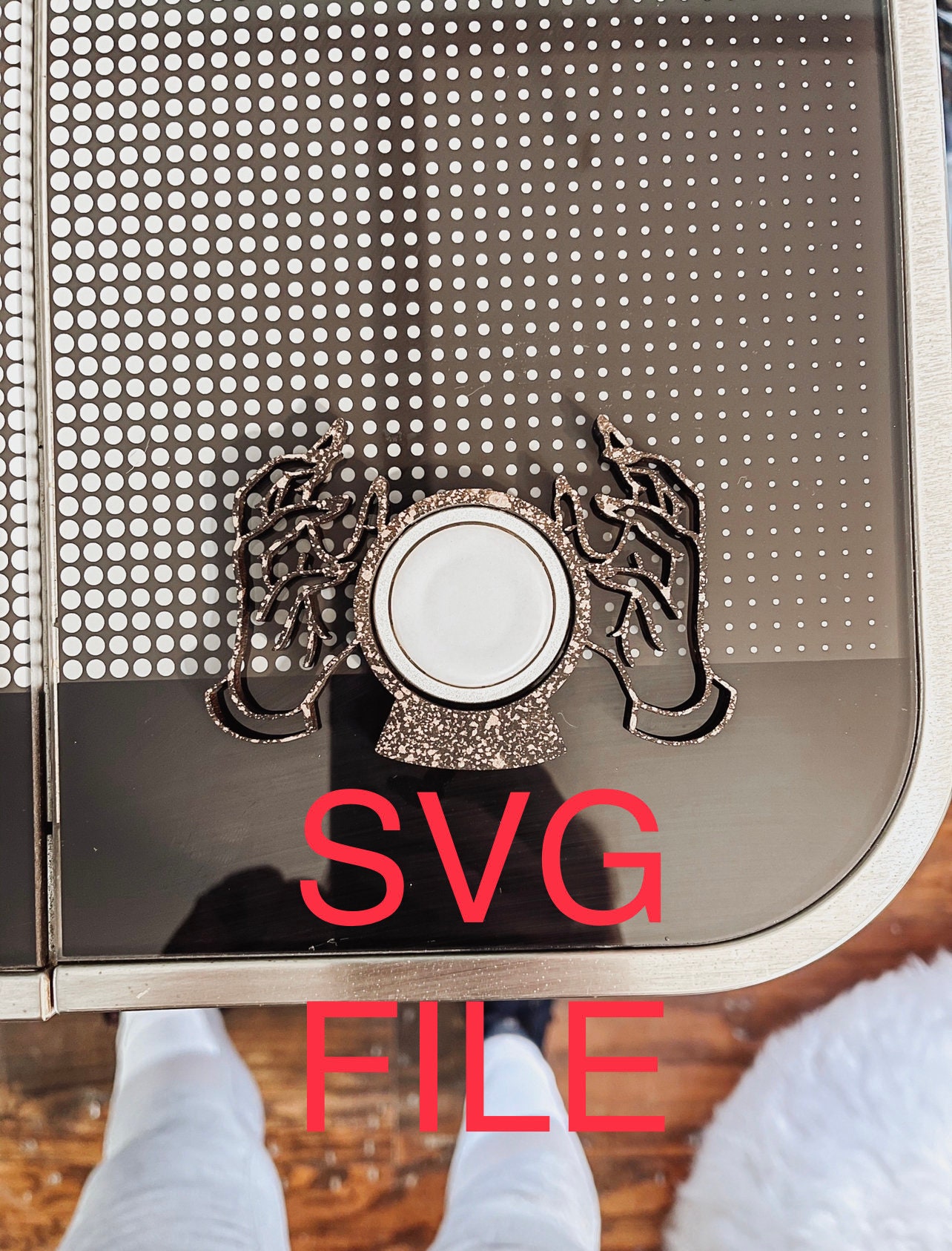 SVG Glowforge Magic Button - Etsy