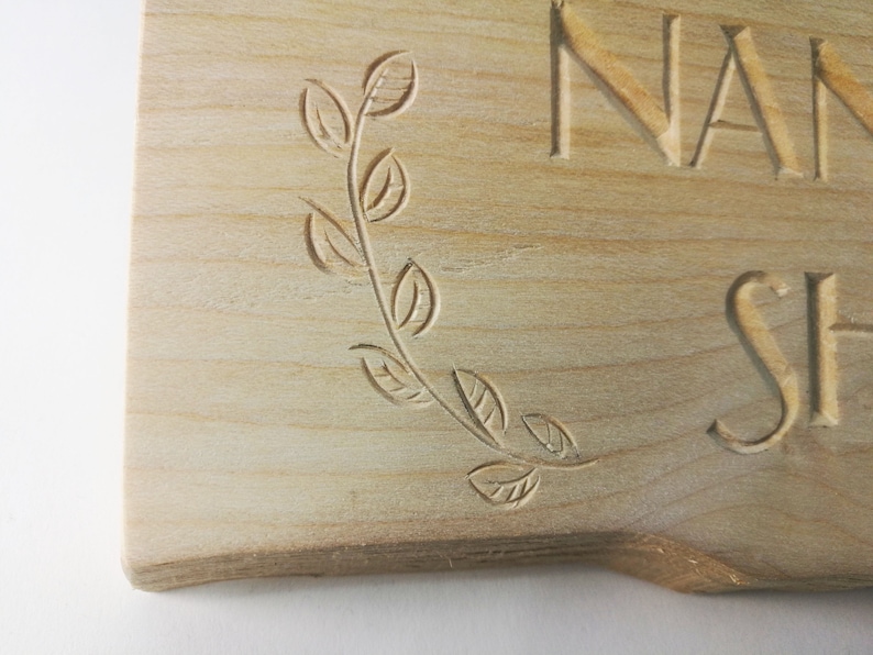 Hand Carved Personalised Wooden Sign - Etsy