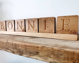 Large Scrabble Tiles | Etsy