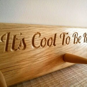 Hand Carved Inspirational Quote, Shaker Peg Rails, Oak - Etsy