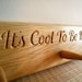 Hand Carved Inspirational Quote, Shaker Peg Rails, Oak - Etsy